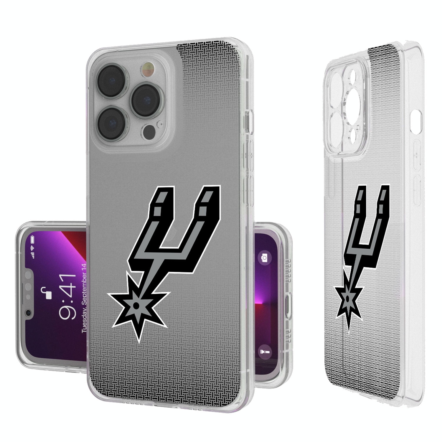 San Antonio Spurs Linen Logo iPhone Clear Case - Walmart.com