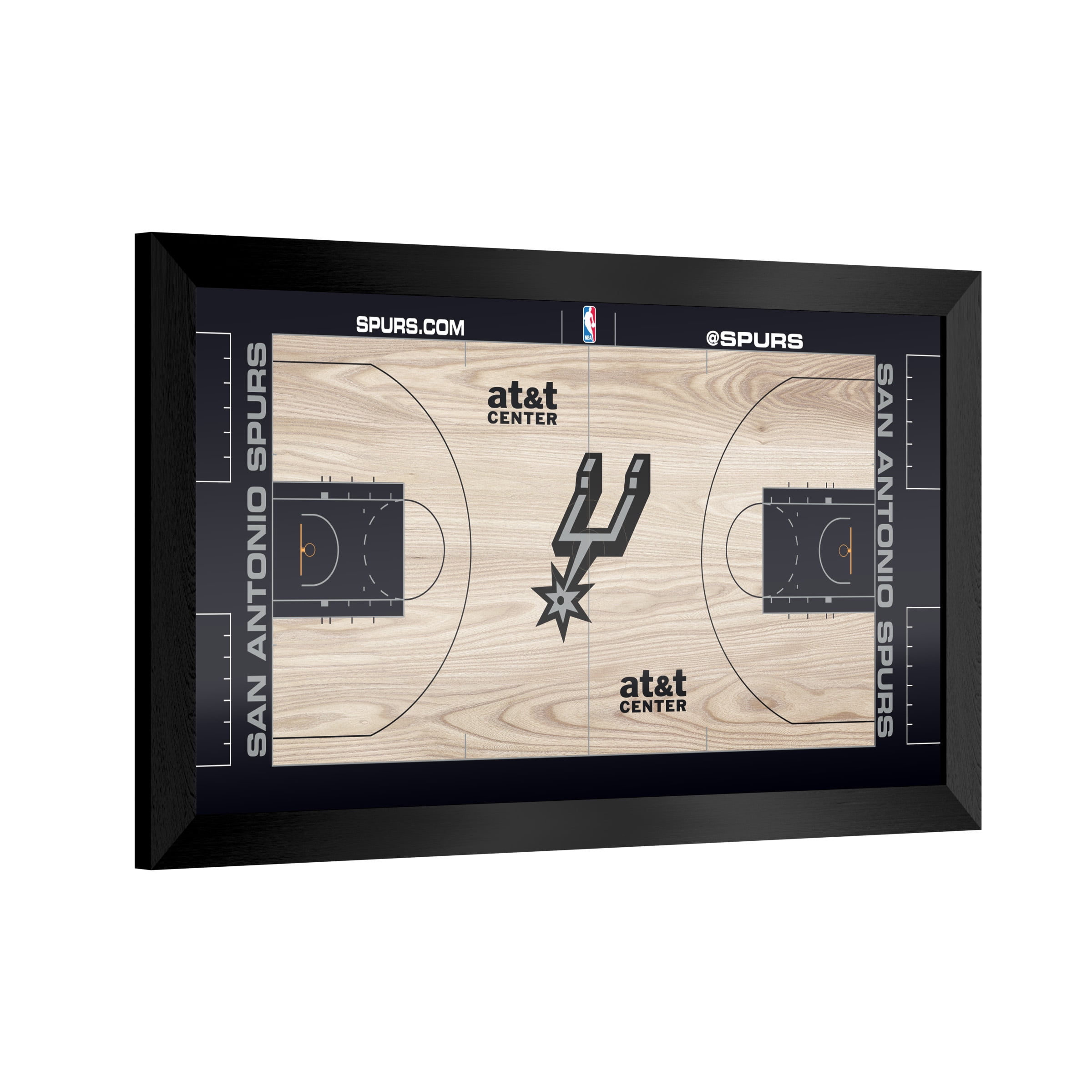 San Antonio Spurs Logo Ready-To-Hang Black Framed Wall Plaque - Walmart.com