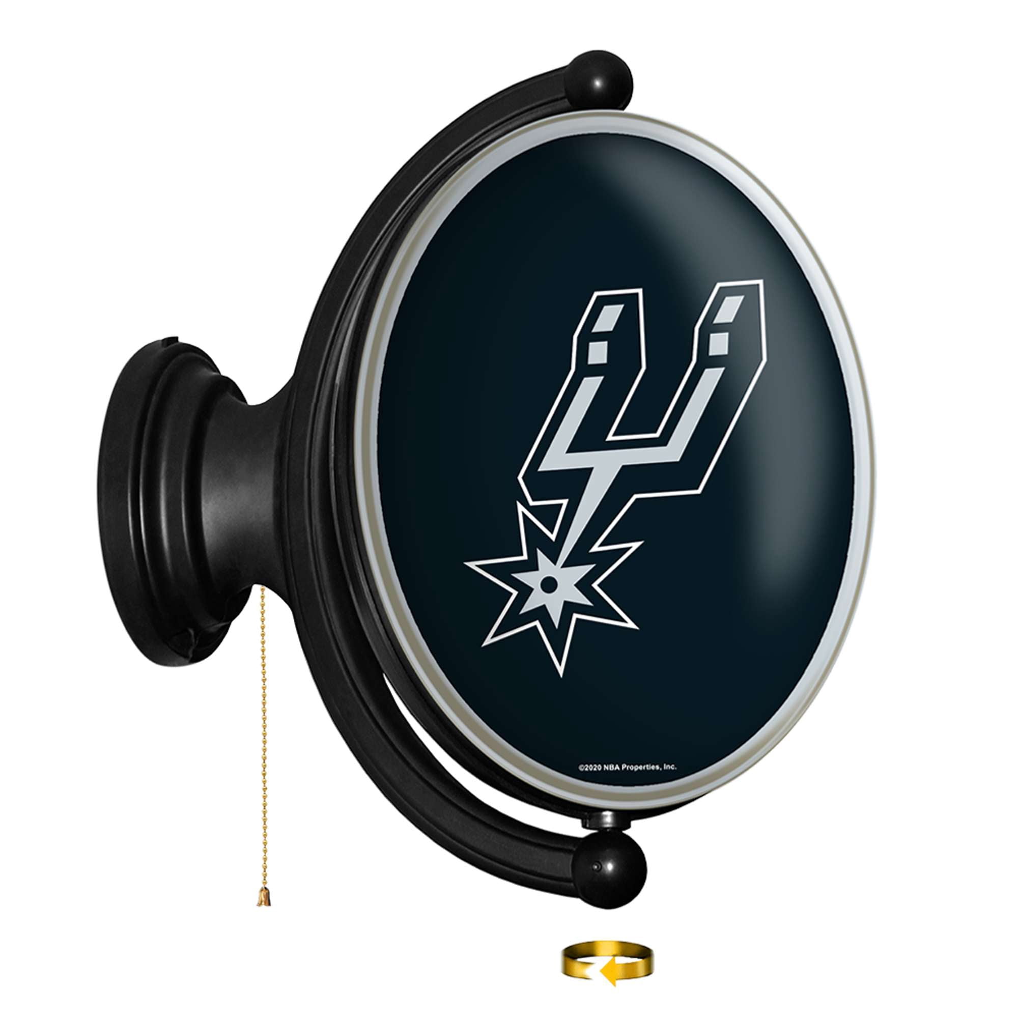 San Antonio Spurs 21'' x 23'' Rotating Lighted Wall Sign - Walmart.com