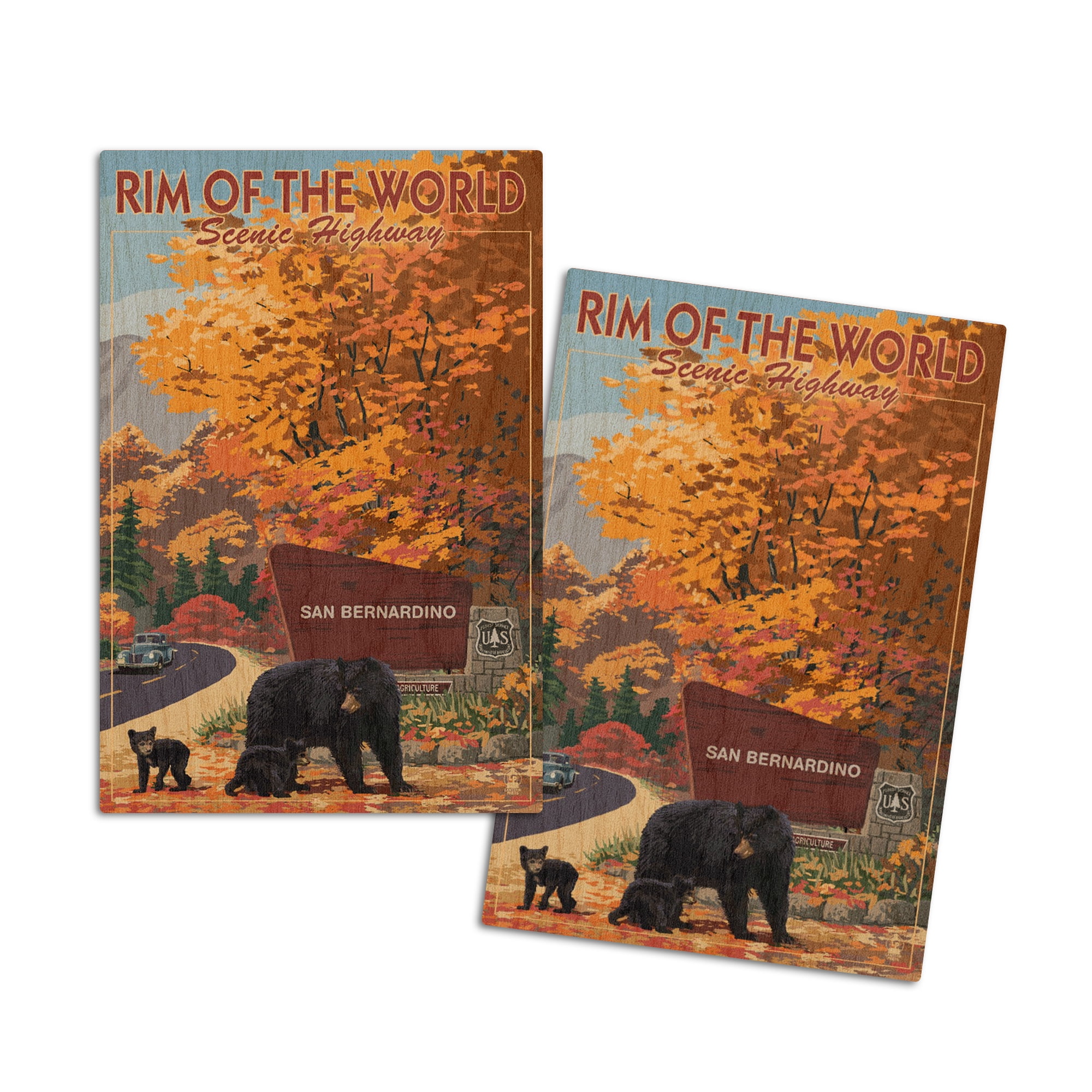 San Bernardino, California, Rim of the World Scenic Highway, Bears at ...