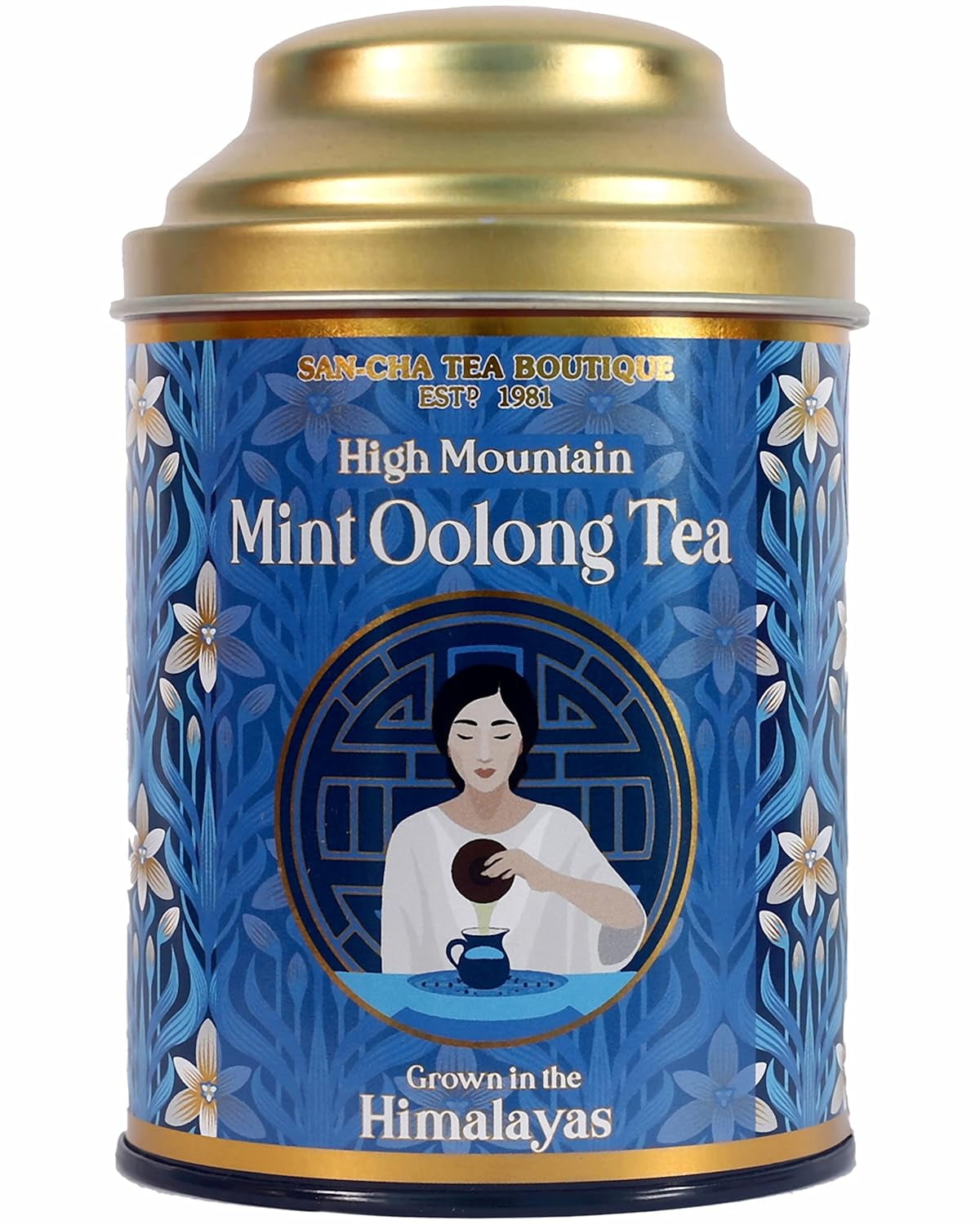 San-Cha High Mountain Mint Oolong Tea - 50gm, 1.7 Ounce, 150 Cups+ | Boost Metabolism Naturally ...