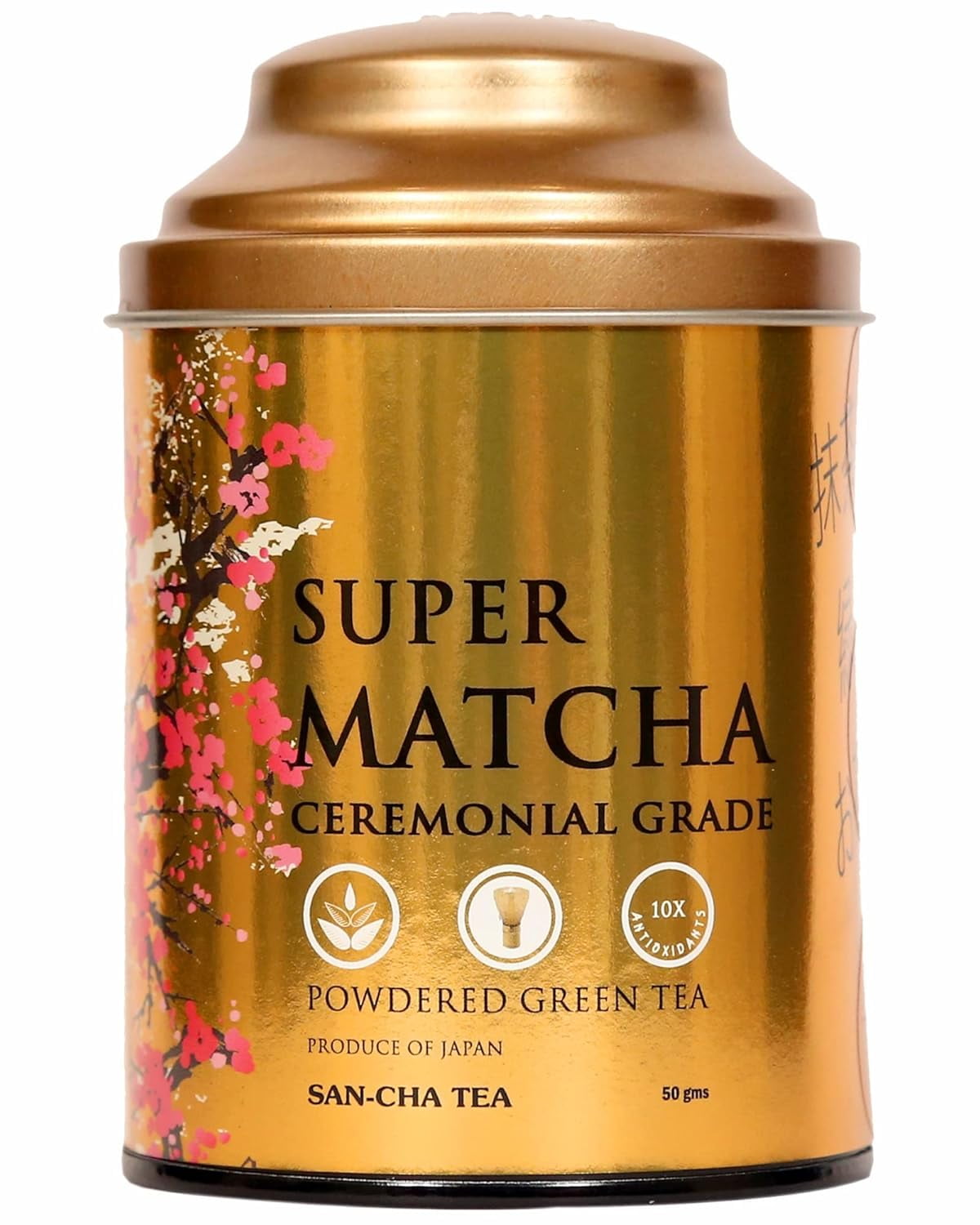 San-Cha Super Matcha Powdered Green Tea - 50gm, 1.7 Ounce | Ceremonial ...