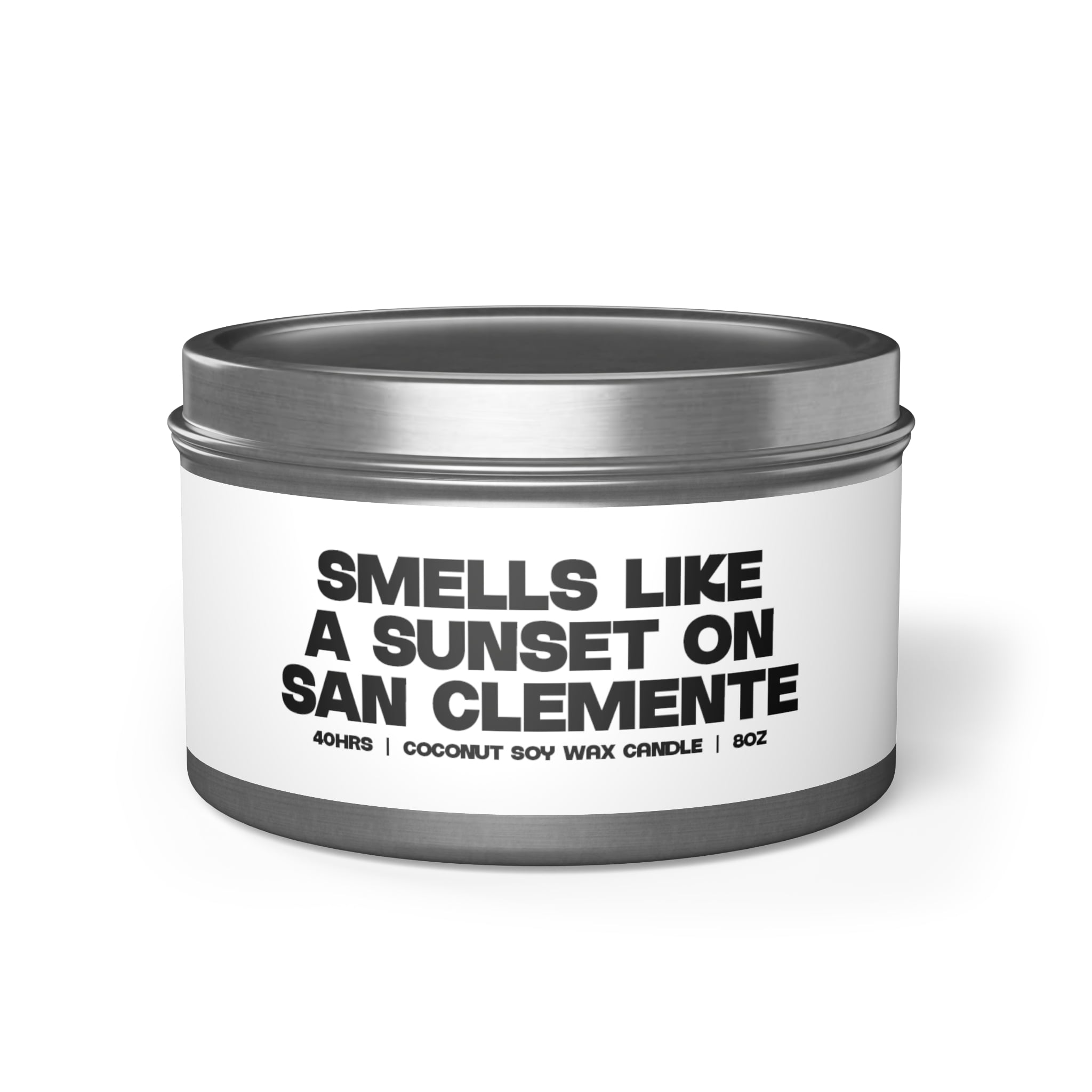 San Clemente California Moving Away Best Friend Tin Candle Gifts Home ...