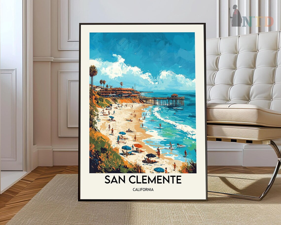 San Clemente Poster, San Clementesan Clemente Print, San Clemente Photo ...