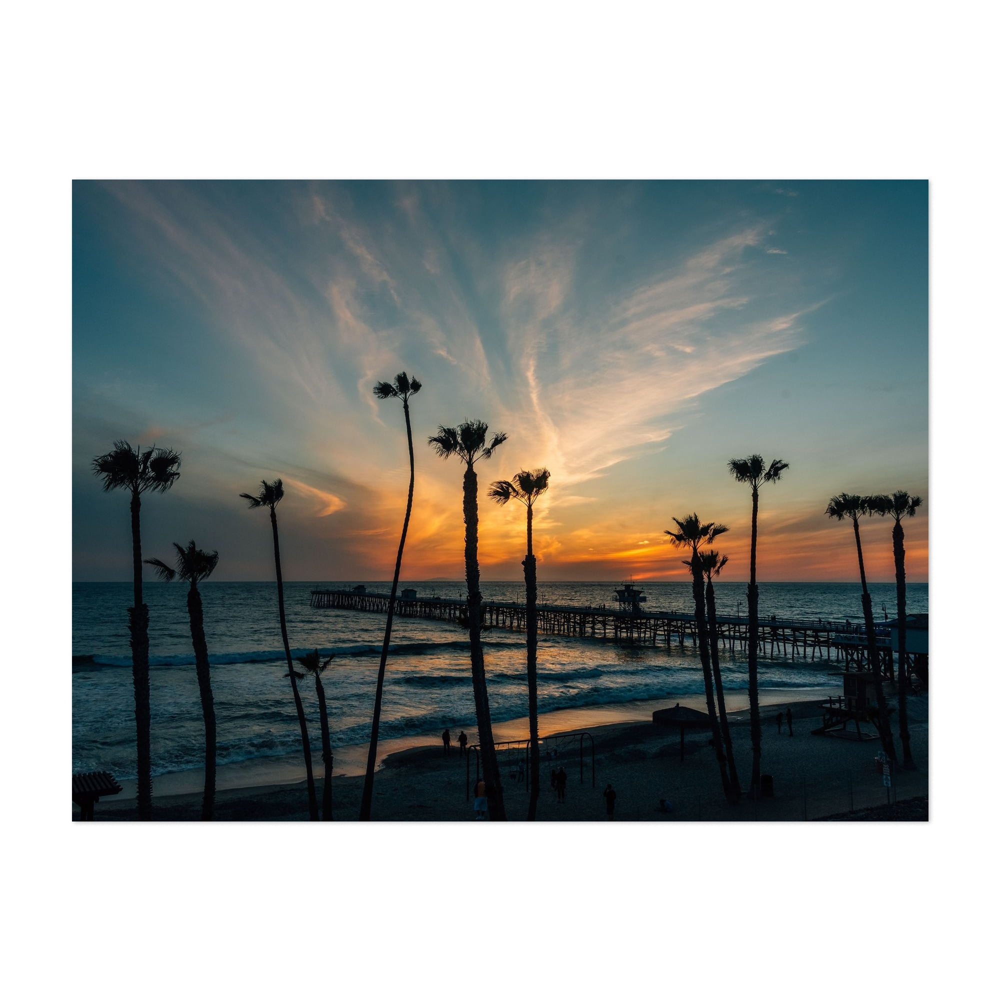 San Clemente Sunset 01 - San Clemente California Photography Unframed ...