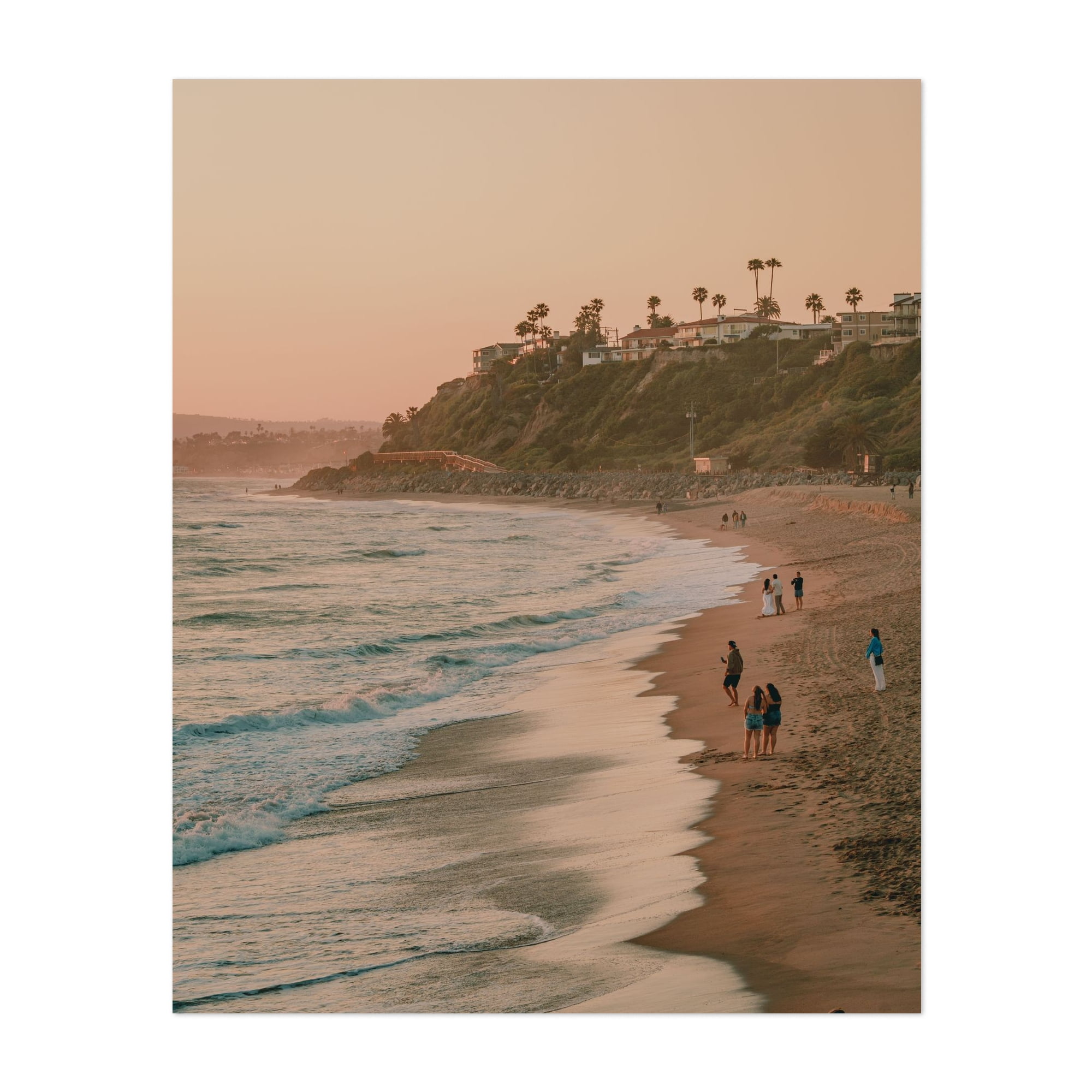 San Clemente at Sunset - San Clemente California Photography Beach Sunset Coastal Palm Tree ...