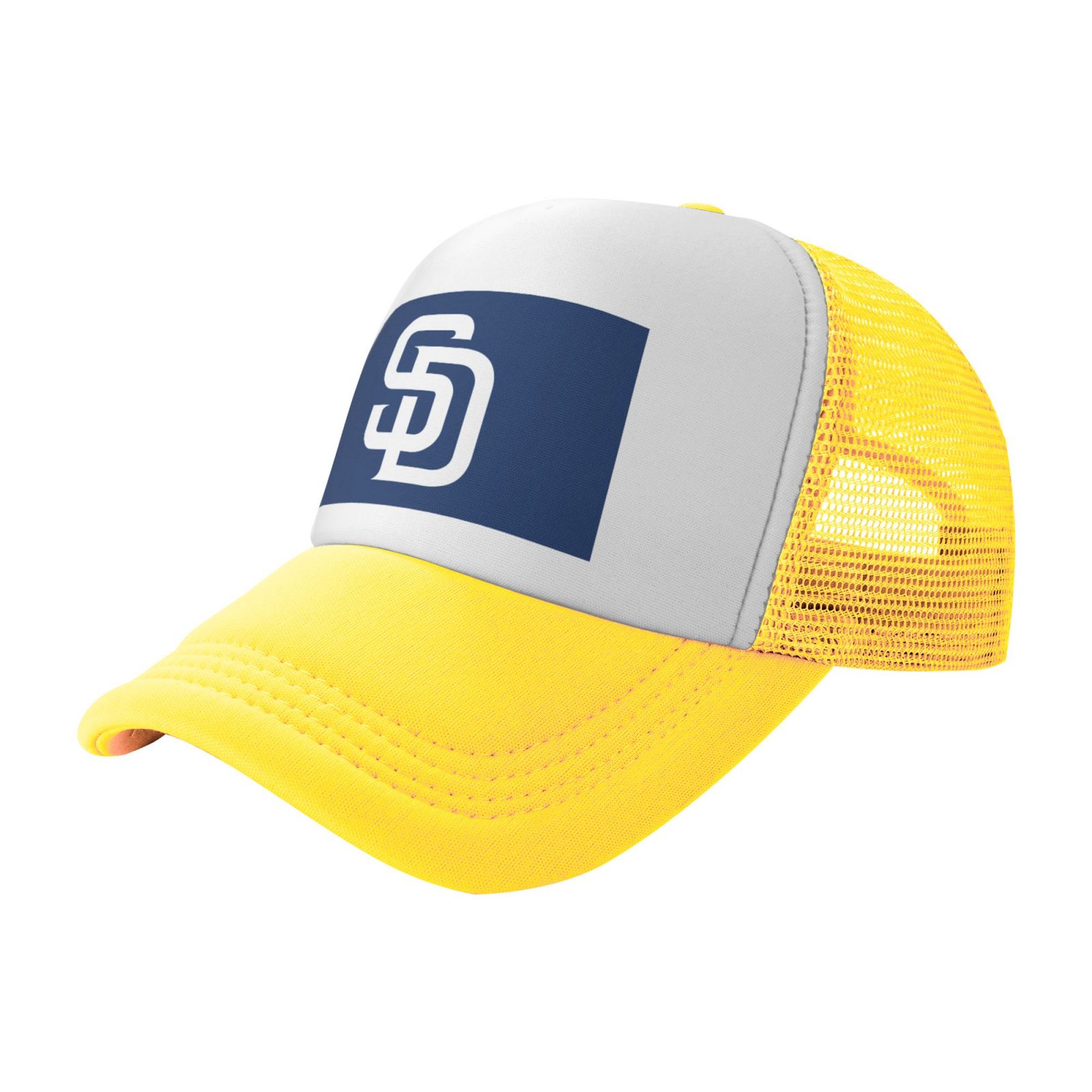 San Di_ego Pa_dres Snapback Hat Popular Team Mesh Back Baseball Cap ...