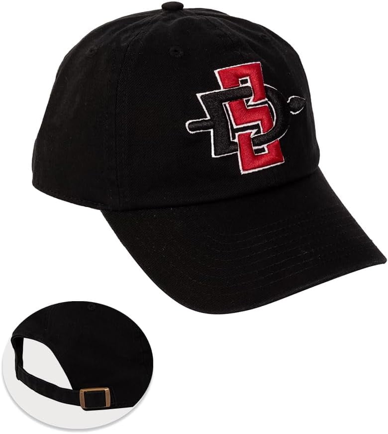 San Diego State University Baseball Hat Sdsu Aztecs Brimmed Embroidered ...