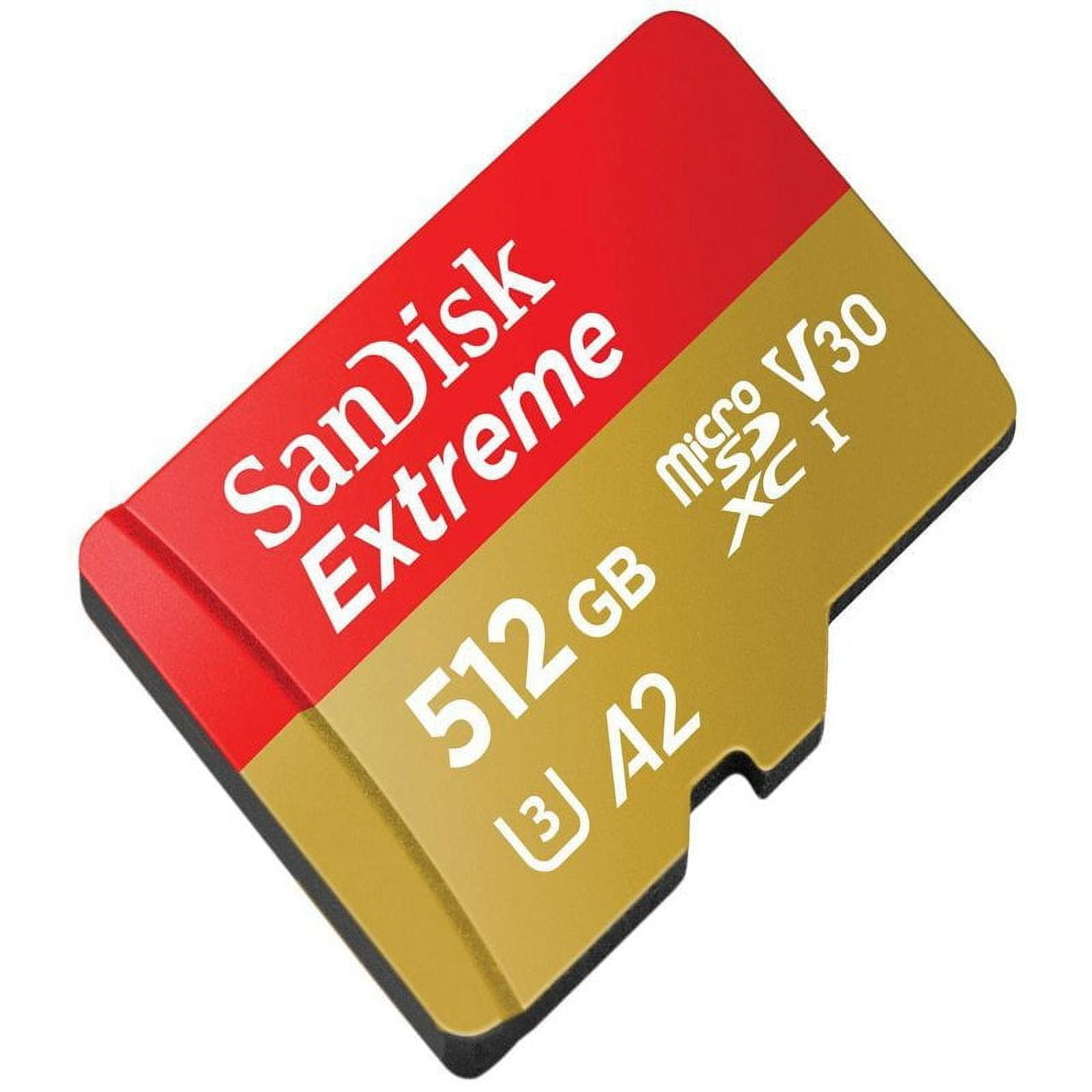 San&Disk Extreme UHS-I 512GB microSDXC Flash Memory Card - Walmart.com