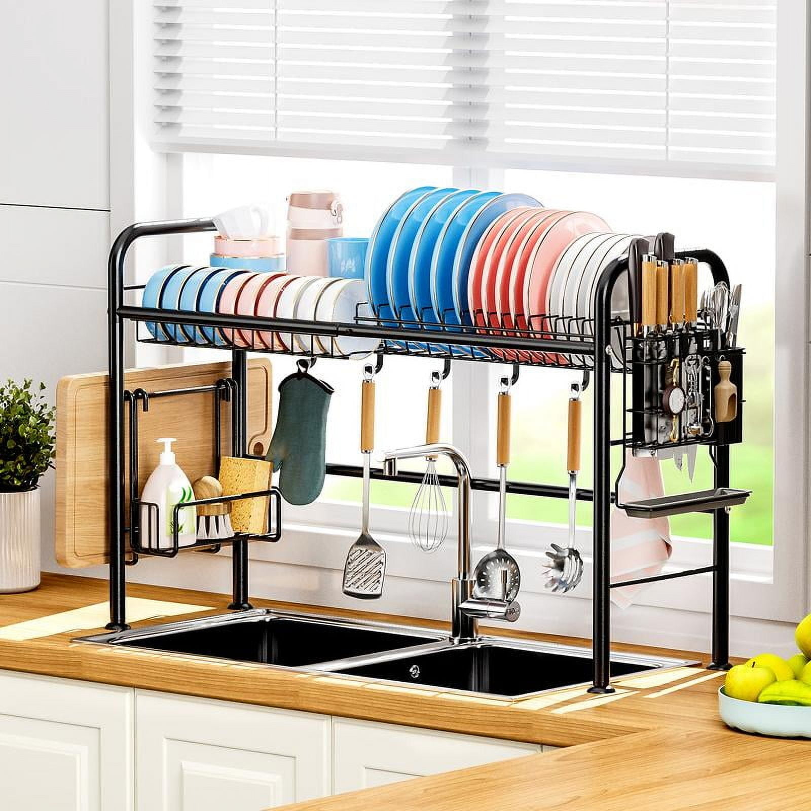 San Dream Over Sink Rack Kitchen Over The Sink Dish Drying Rack ...