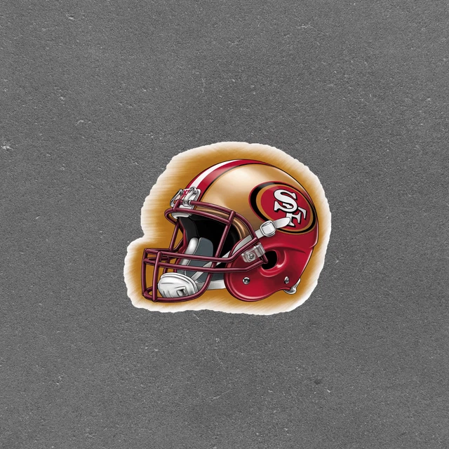 San Francisco 49Ers Football Sticker - Cool Retro Style Decal For ...