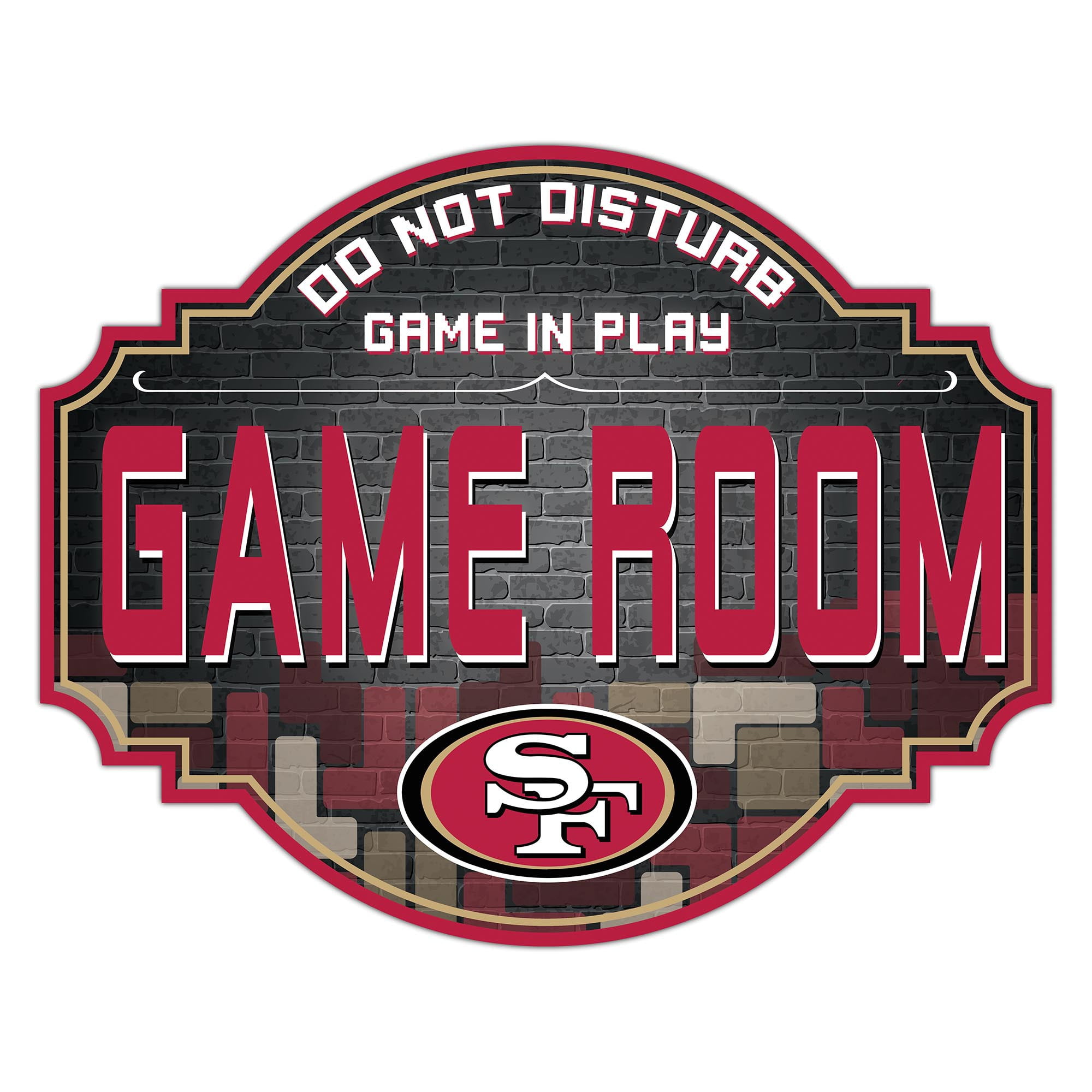 Fan Creations San Francisco 49ers 12'' Game Room Tavern Wall Decor Sign ...