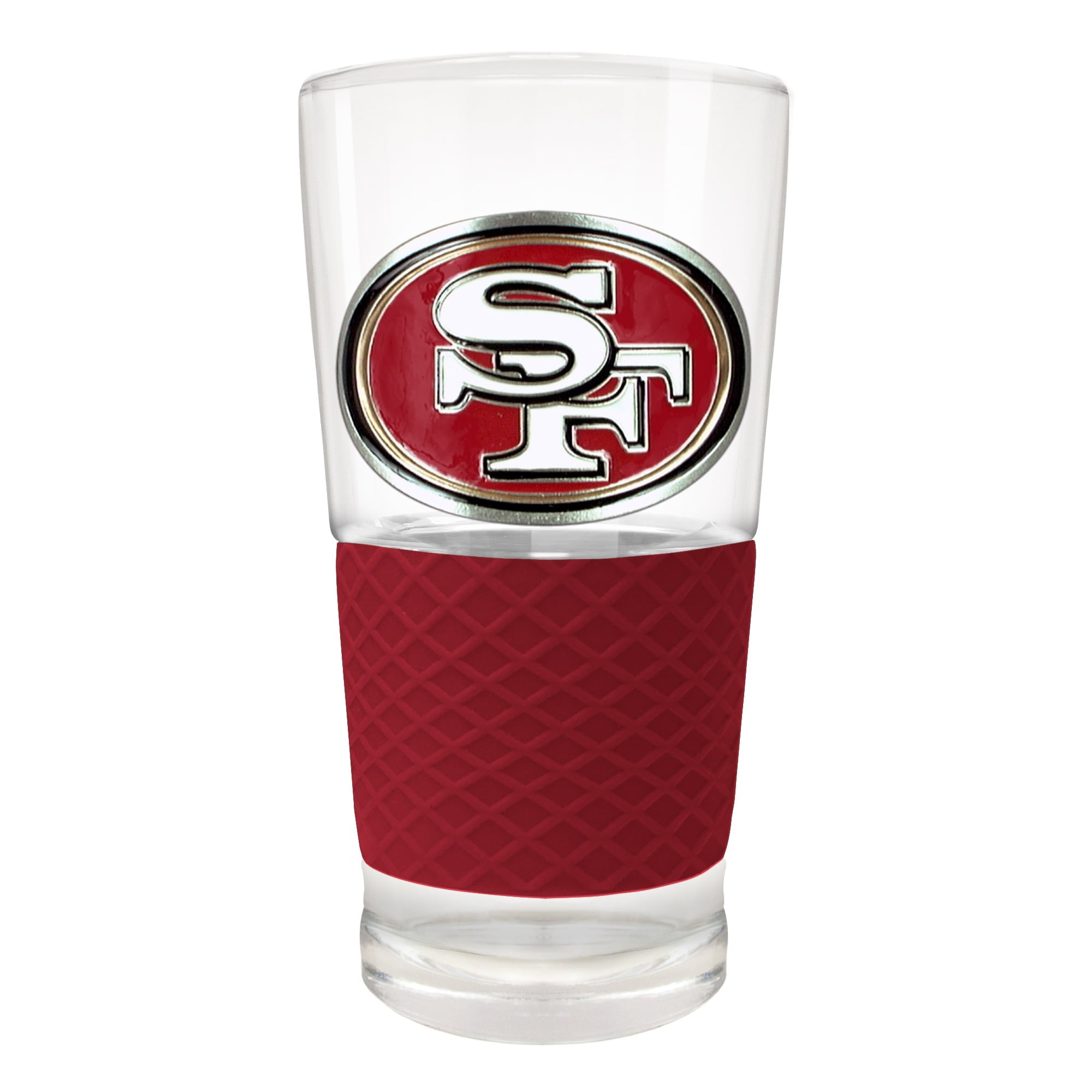 San Francisco 49ers 22oz. Pilsner Glass with Silicone Grip - Walmart.com