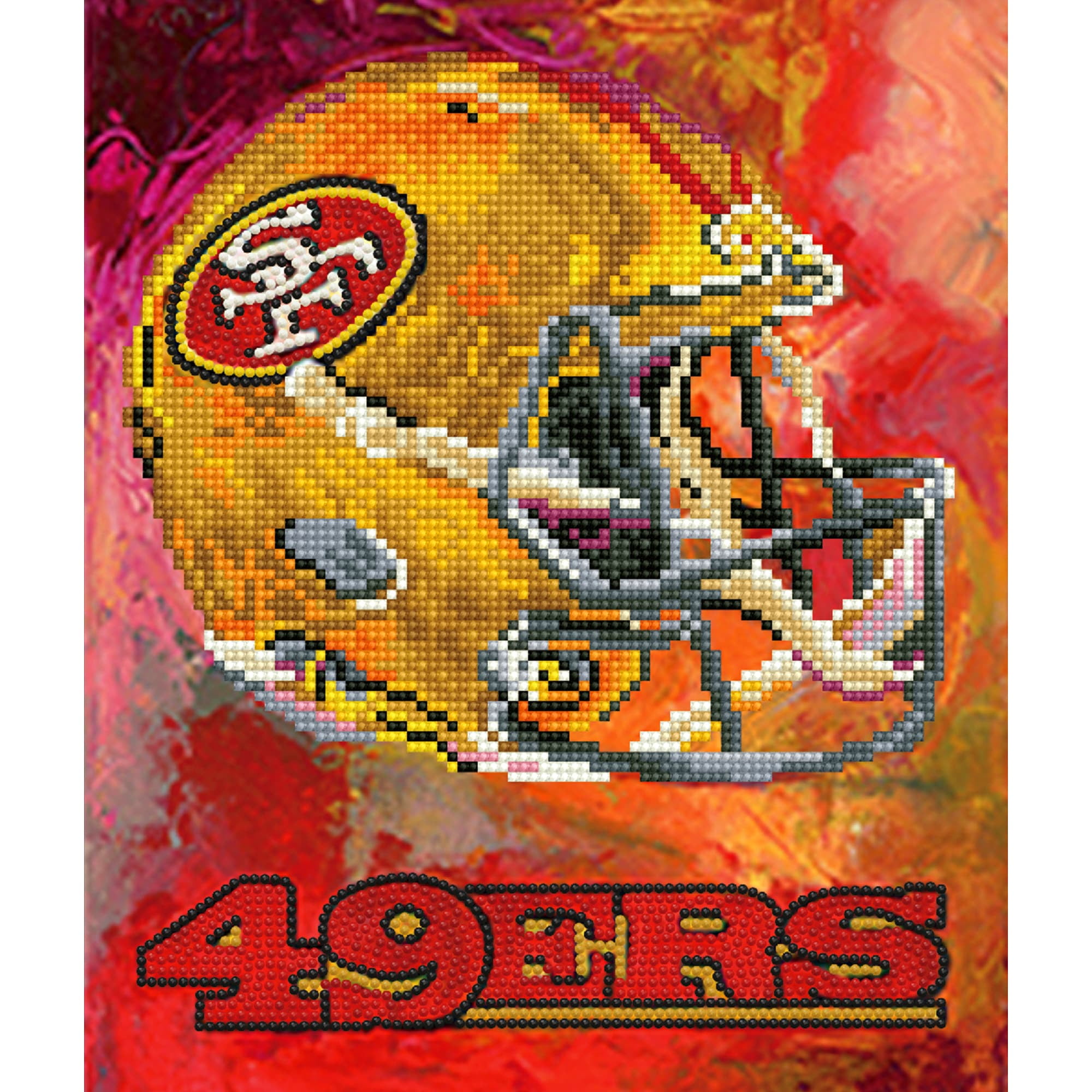 San Francisco 49ers Diamond Art Craft Kit - Walmart.com