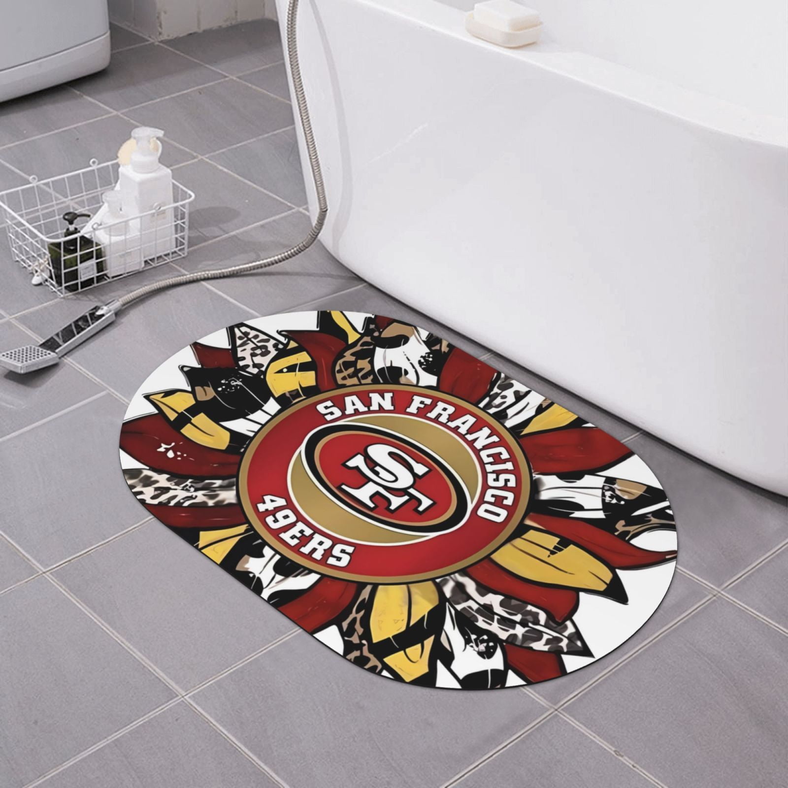 San_Francisco_49ers Football Team Logo Diatomaceous Mat,Water absorbing ...