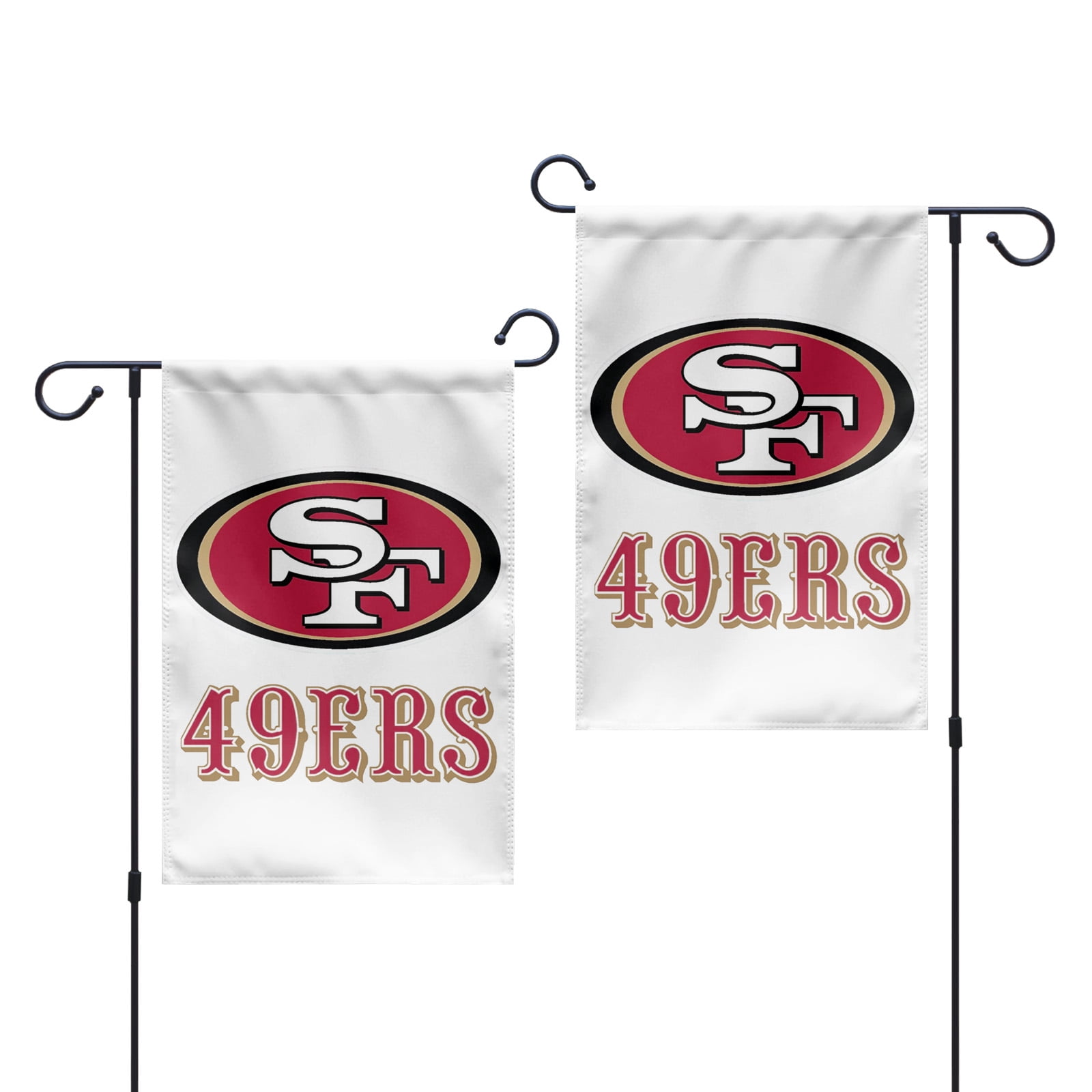 San_Francisco_49ers Garden Flag 11.02*18.11IN Porch Patio Lawn Seasonal ...