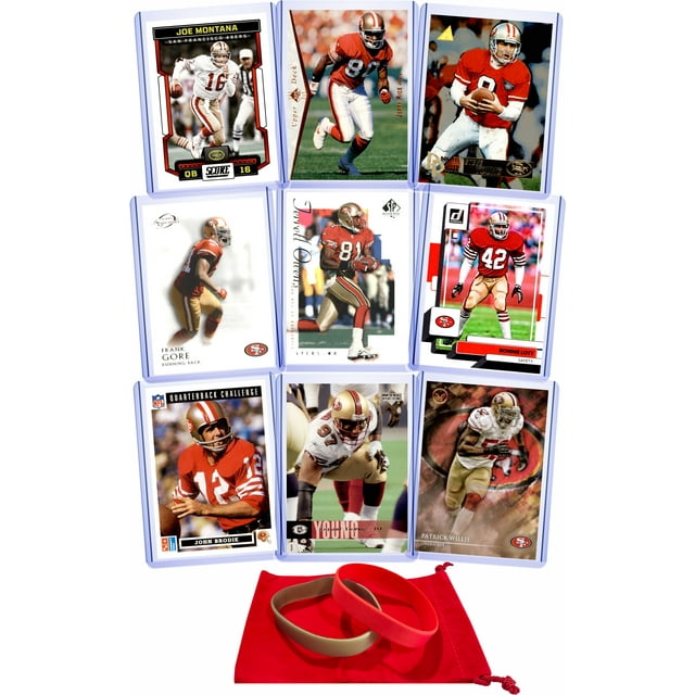 San Francisco 49ers Legends Cards: Joe Montana, Jerry Rice, Steve Young ...