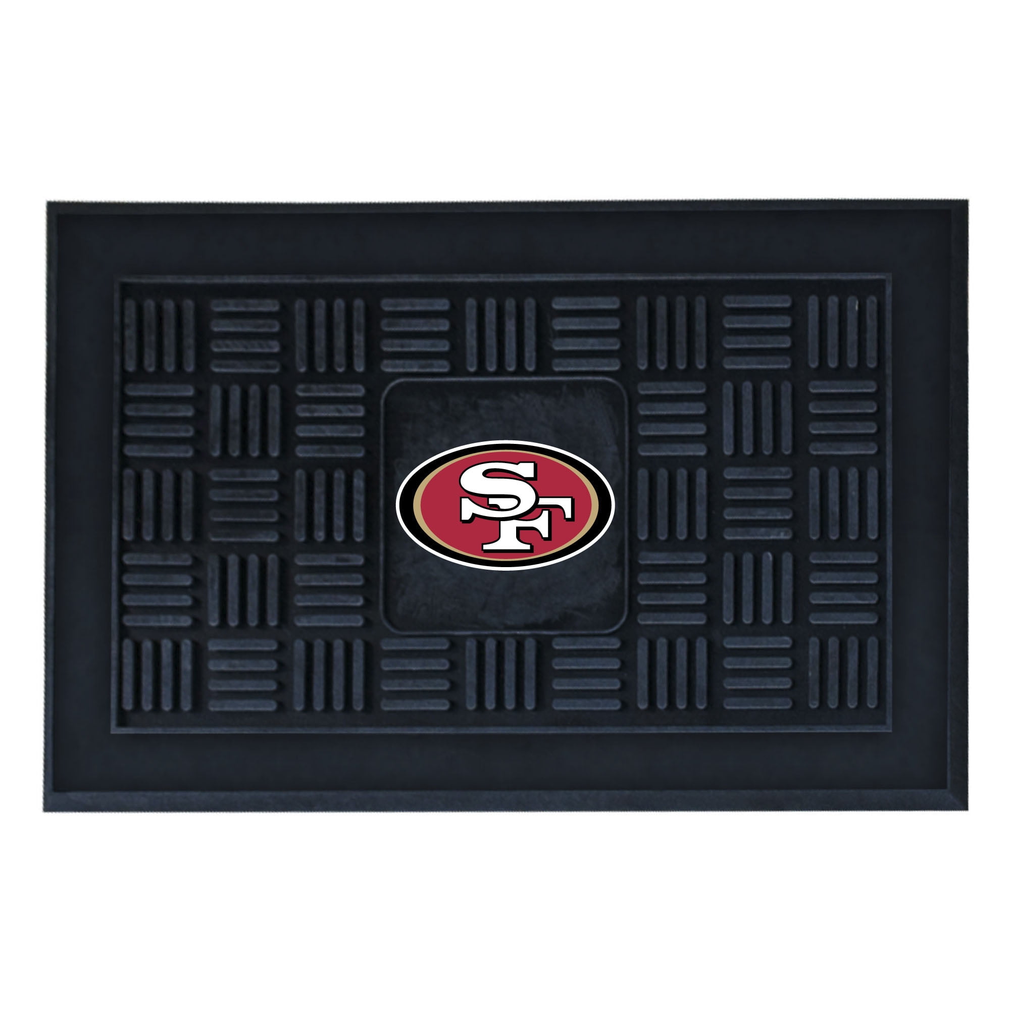 NFL San Francisco 49ers 3-D Team Medallion Vinyl Door Mat - Walmart.com