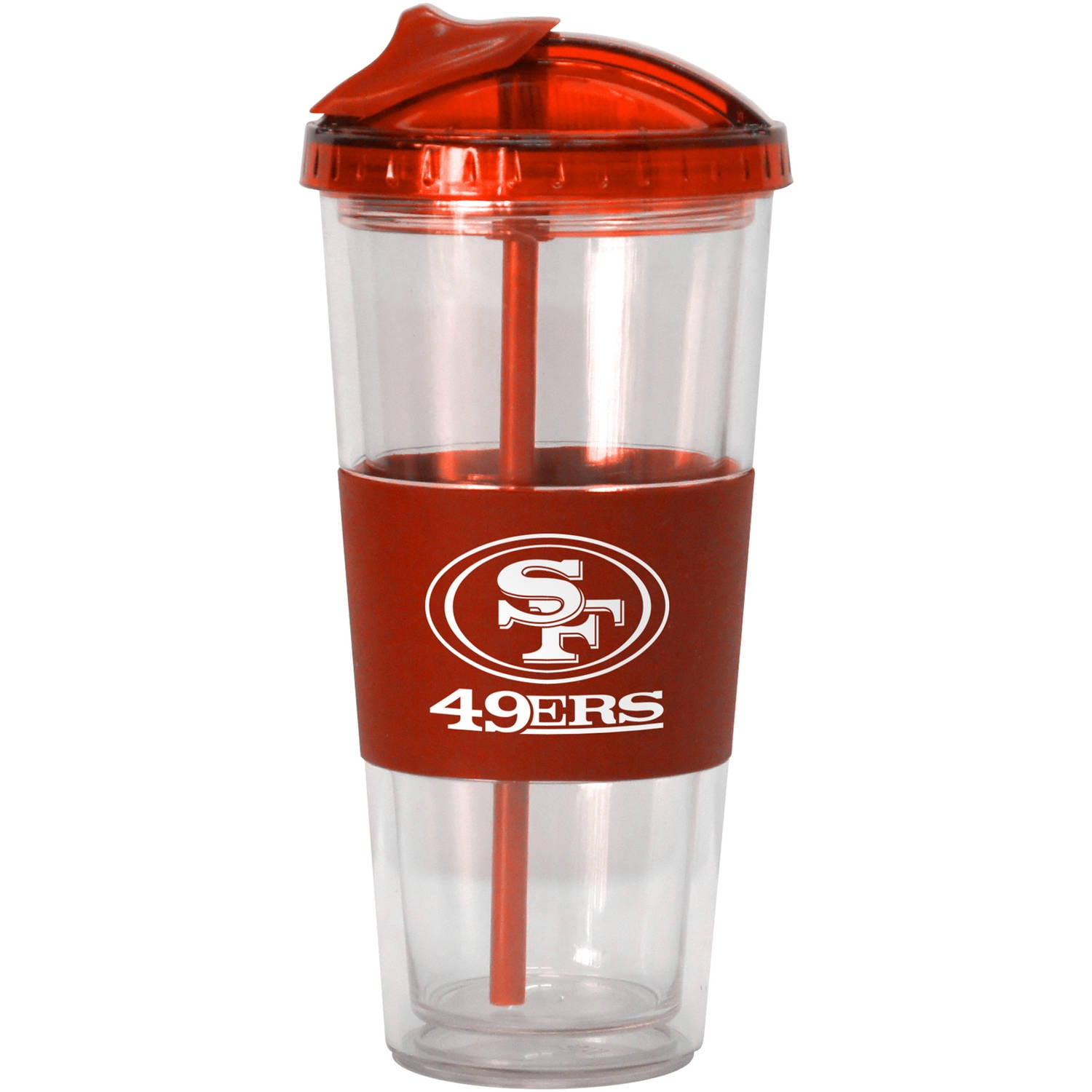 San Francisco 49ers No Spill Straw Tumbler - Walmart.com