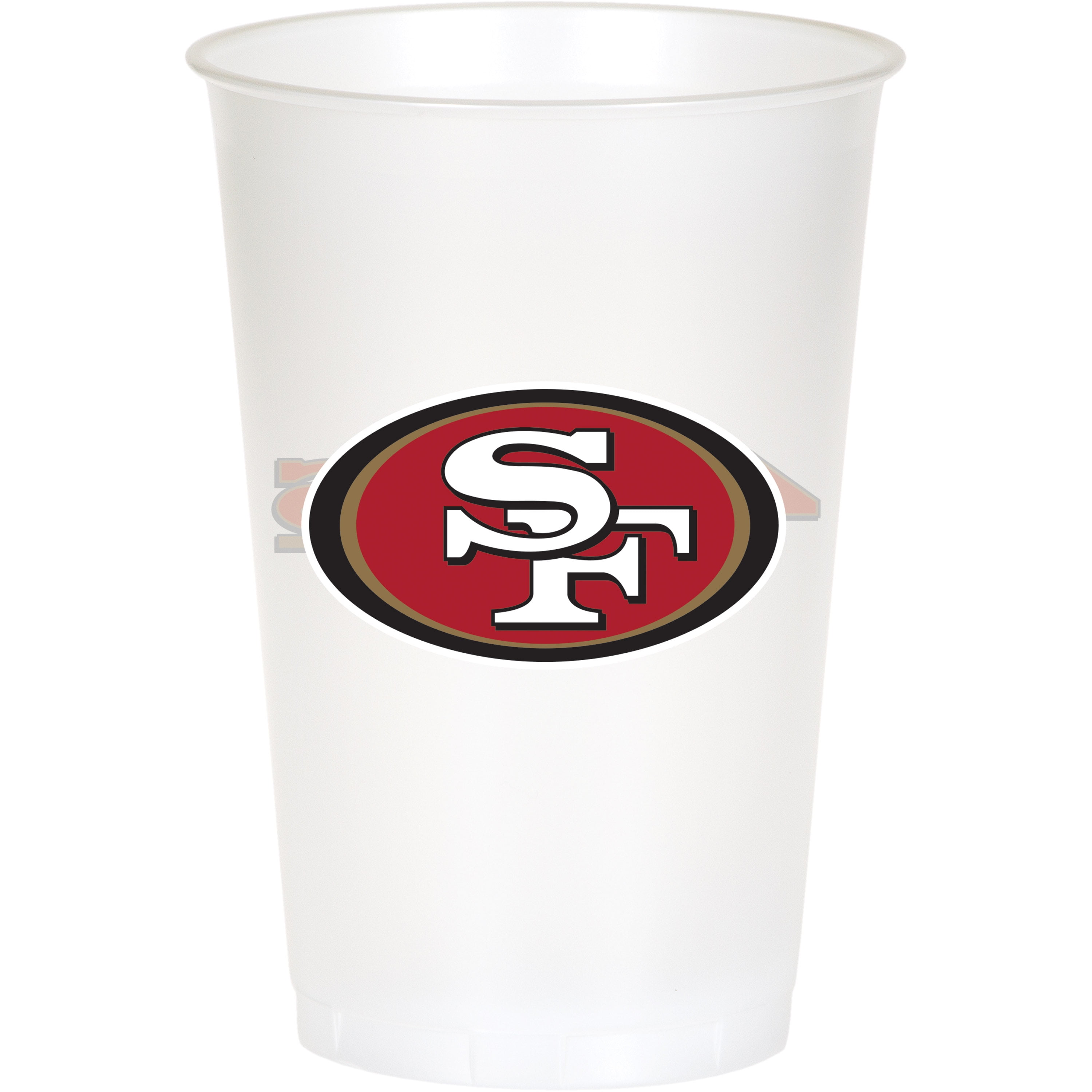 San Francisco 49ers Plastic Cups, 24 Count - Walmart.com