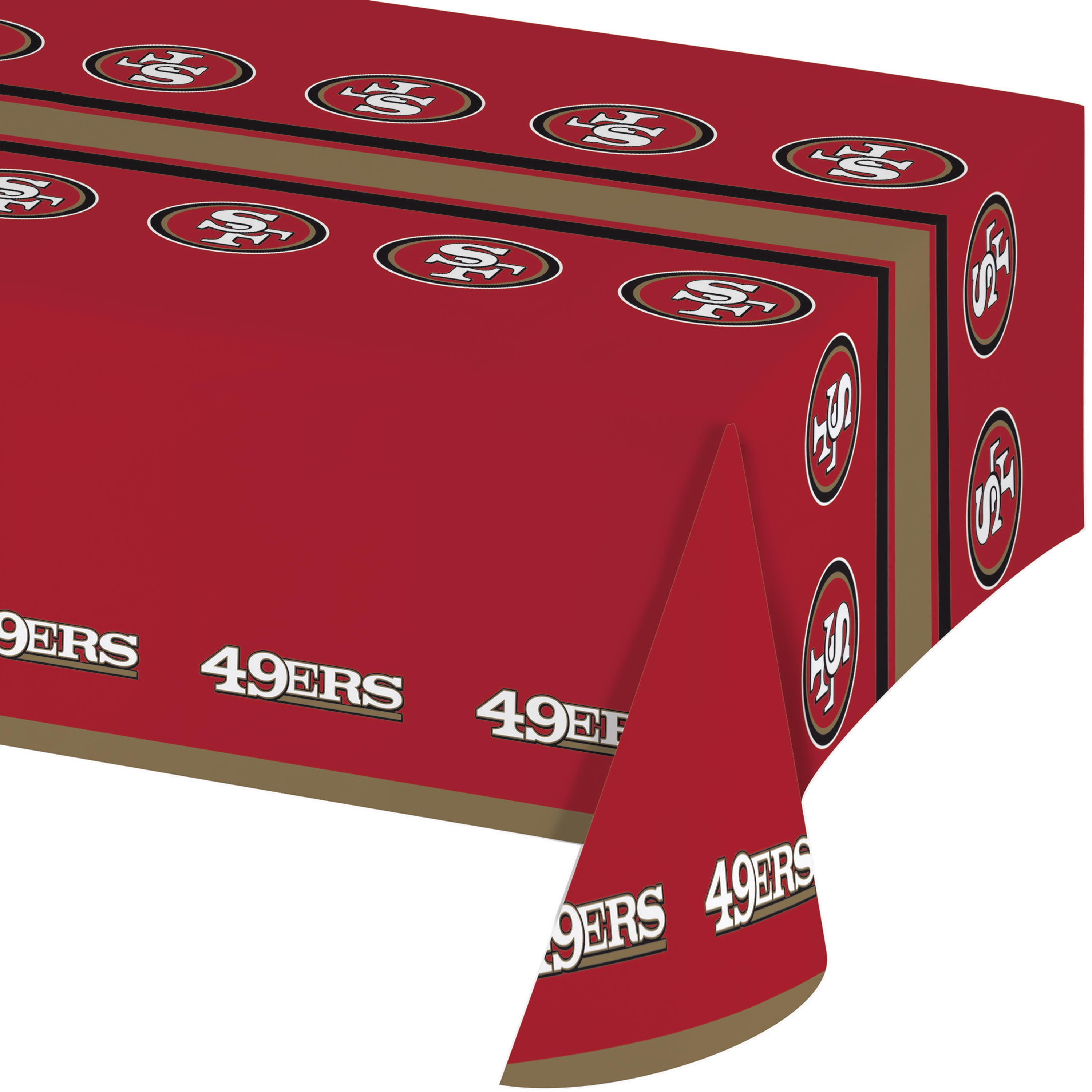 NFL San Francisco 49ers Plastic Tablecloths, 3 Count - Party Supplies ...