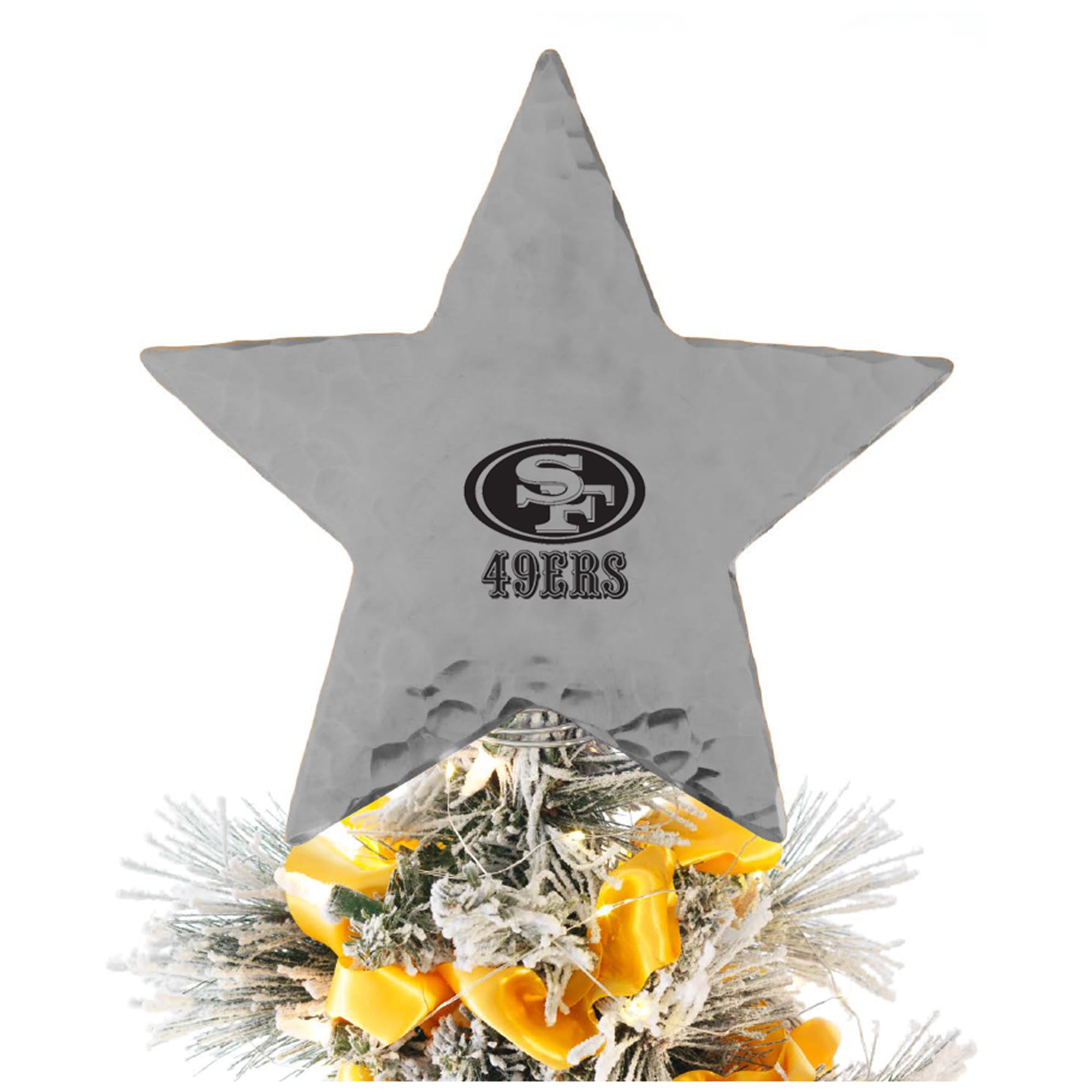 San Francisco 49ers Star Tree Topper - Walmart.com