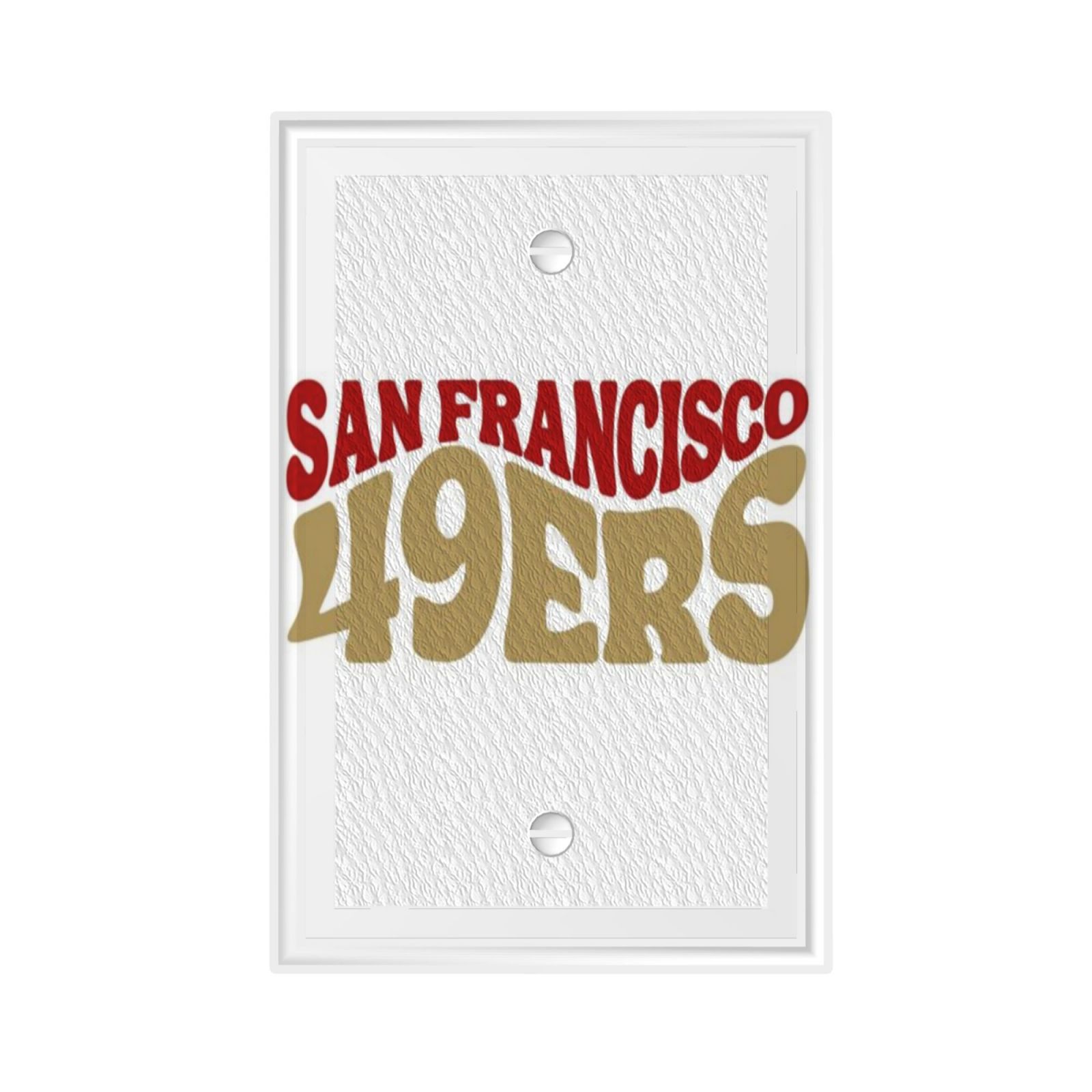 SF 49erss Switching Lights Single Leather Roman Frame Switch Panel Wall ...