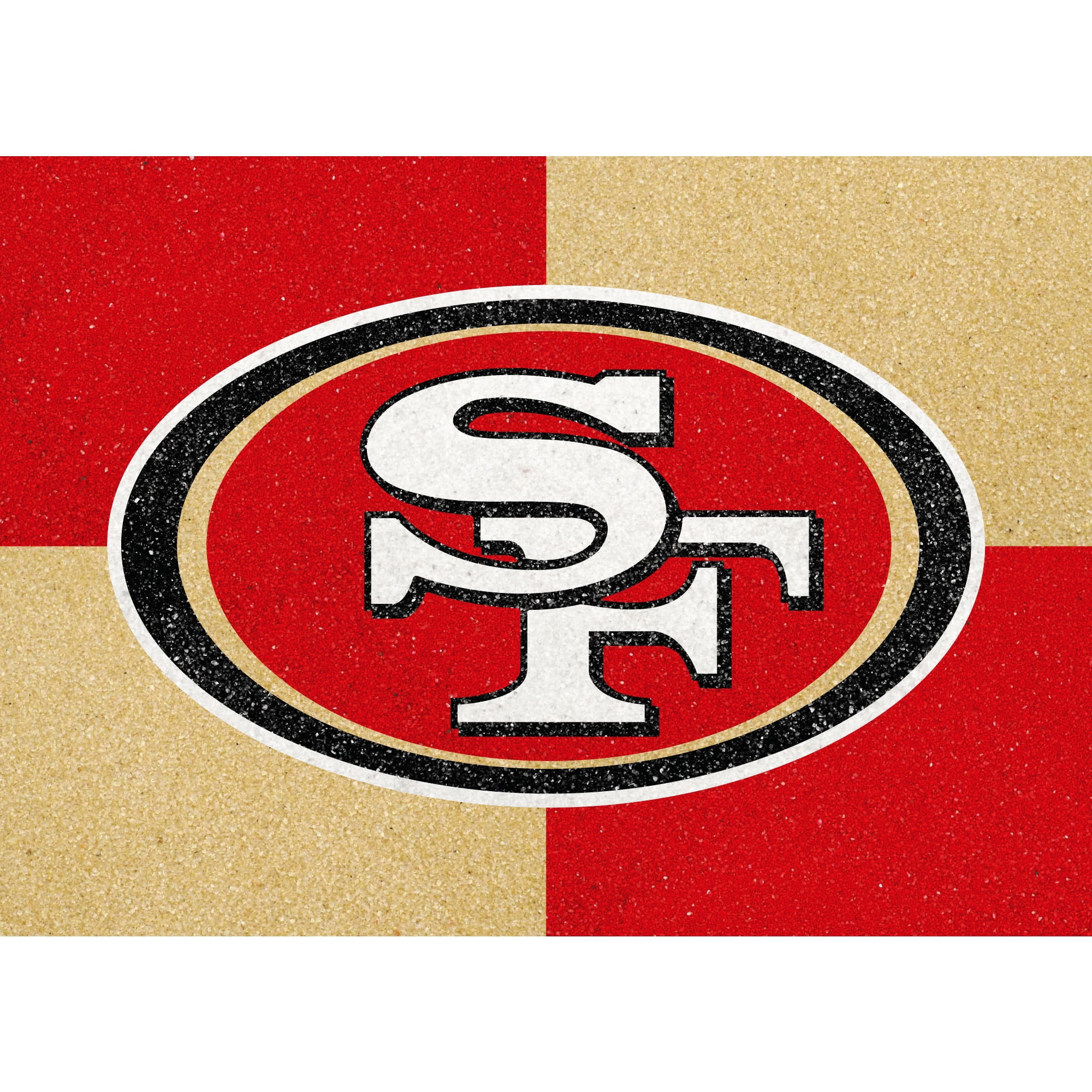 San Francisco 49ers Team Pride Sand Art Craft Kit - Walmart.com
