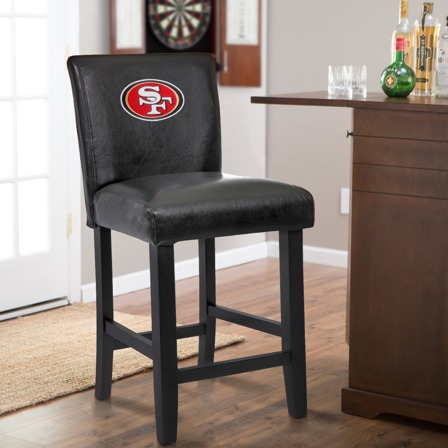 San Francisco 49rs Model 24SF Officially Licensed 24 inch Parsons Bar ...