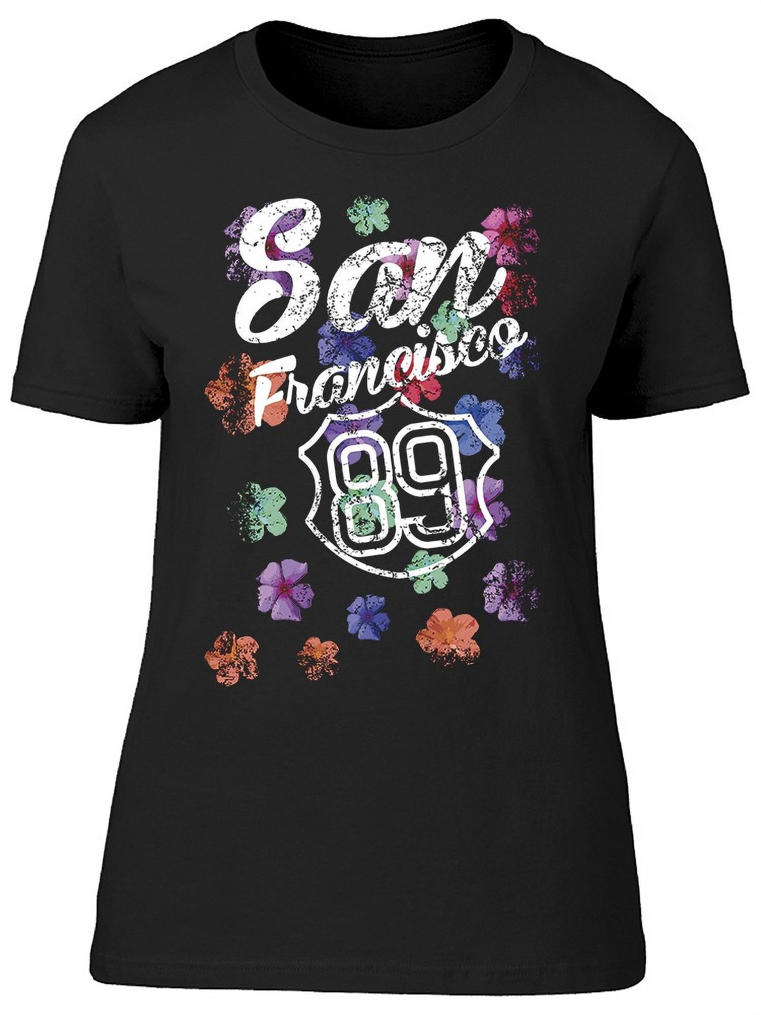 San Francisco 89 Graphic T-Shirt Women -Image by Shutterstock, Female 3X-Large - Walmart.com