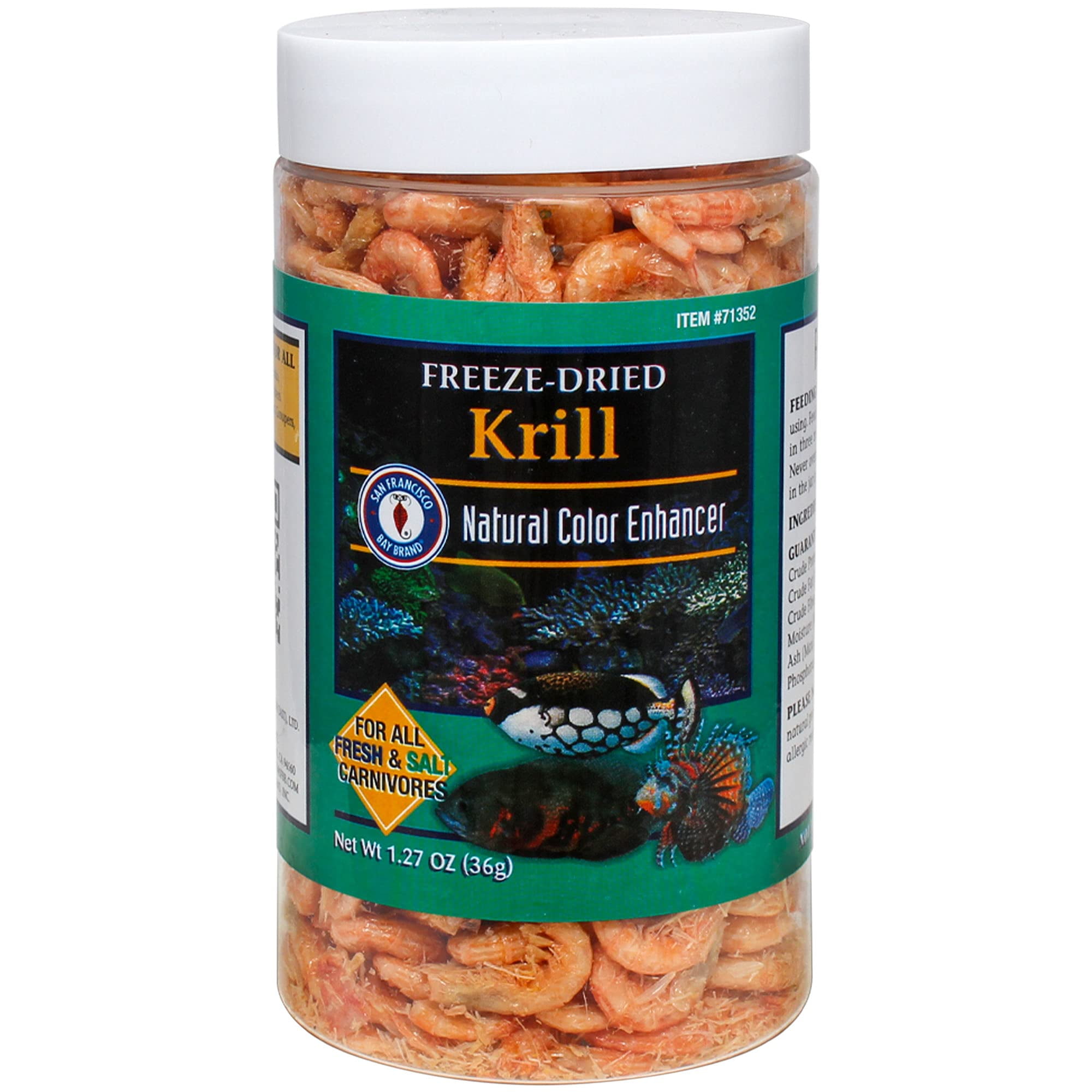 San Francisco Bay Brand MMF7 Freeze Dried Krill Fish All-Natural ...