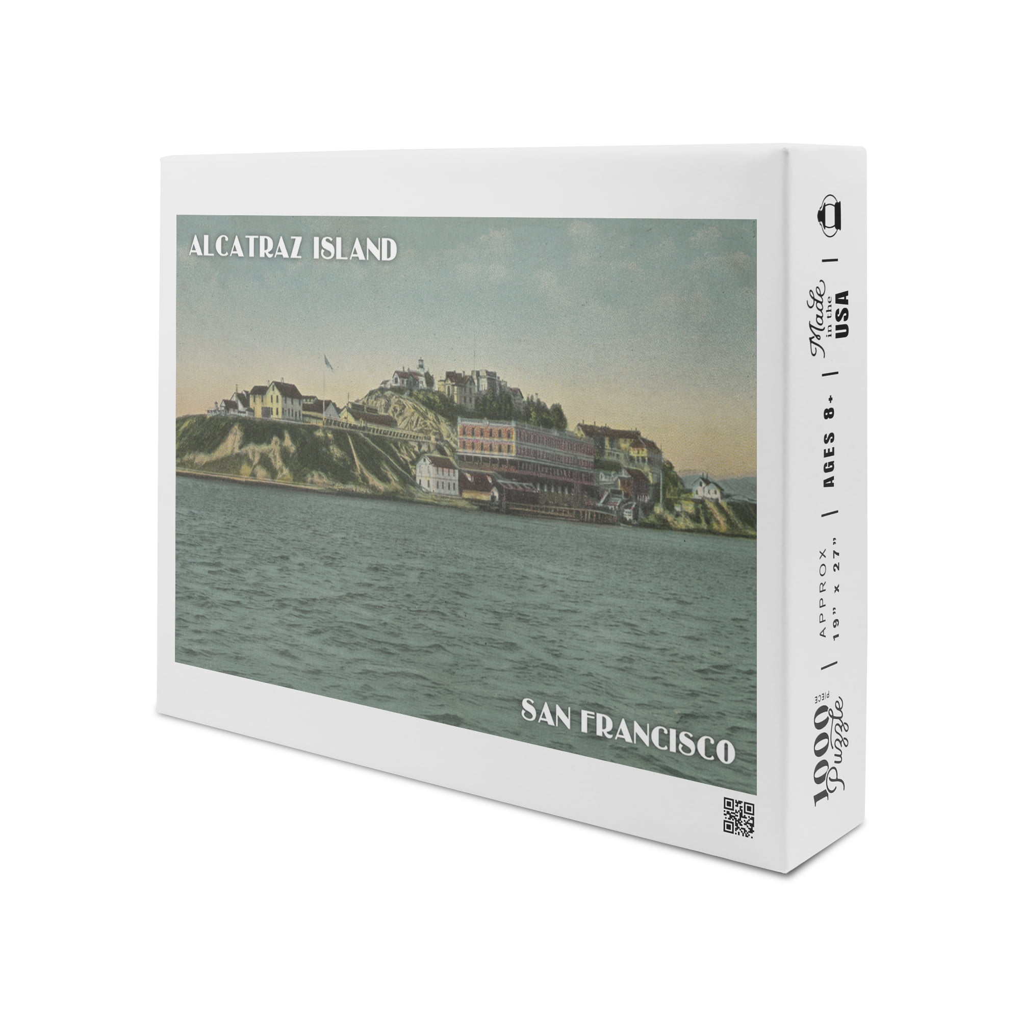 San Francisco, CA, Alcatraz Island Prison View (1000 Piece Puzzle, Size ...