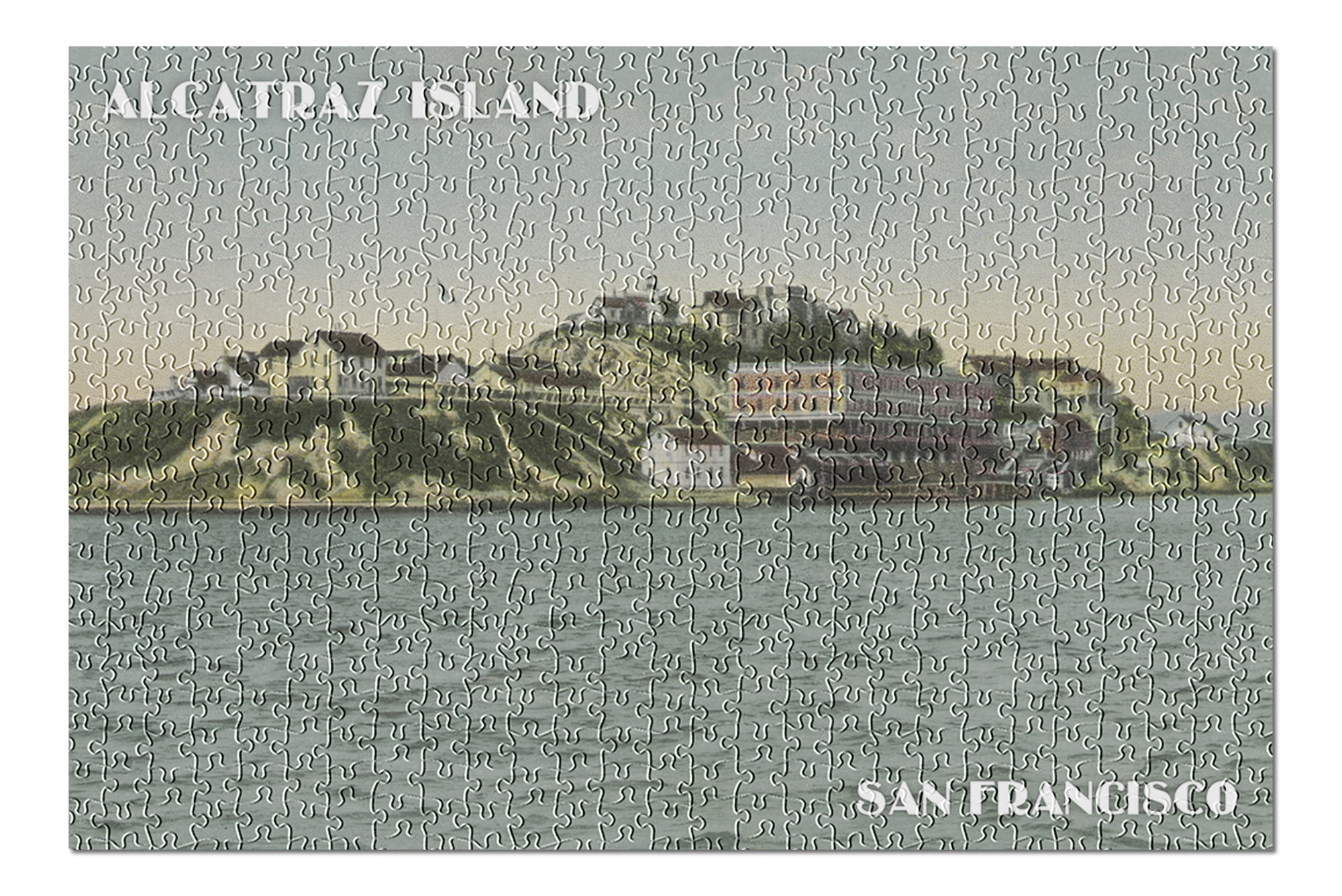 San Francisco, CA, Alcatraz Island Prison View, 500 Piece Challenging ...