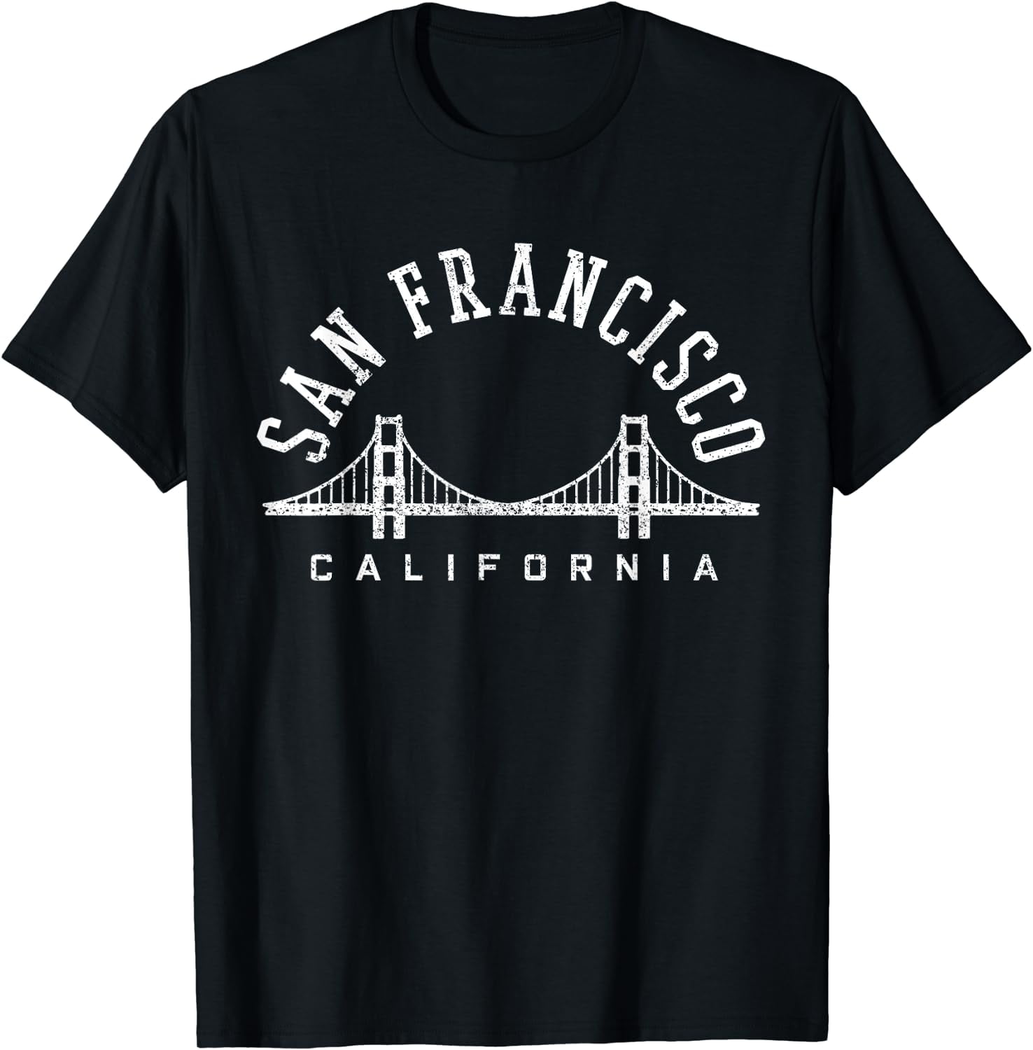 San Francisco California - Golden Gate Bridge Souvenir T-Shirt ...