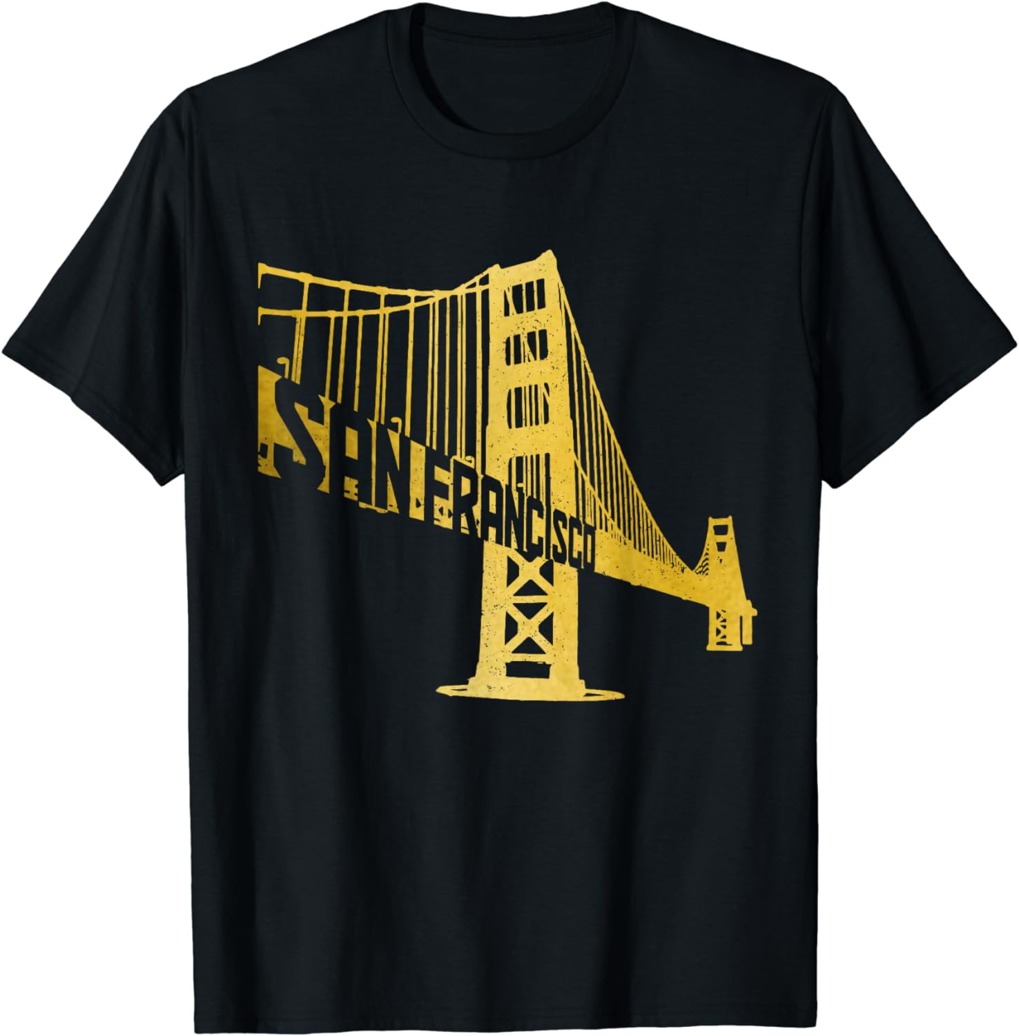 San Francisco California Golden Gate Bridge Vintage Cotton T-Shirt ...