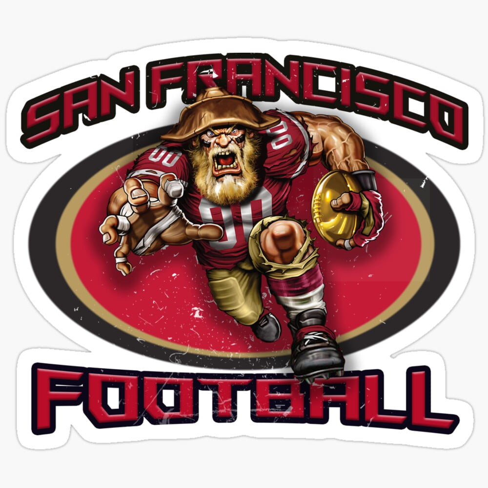 San Francisco Football Sticker Baseball Sticker, Football Sticker ...