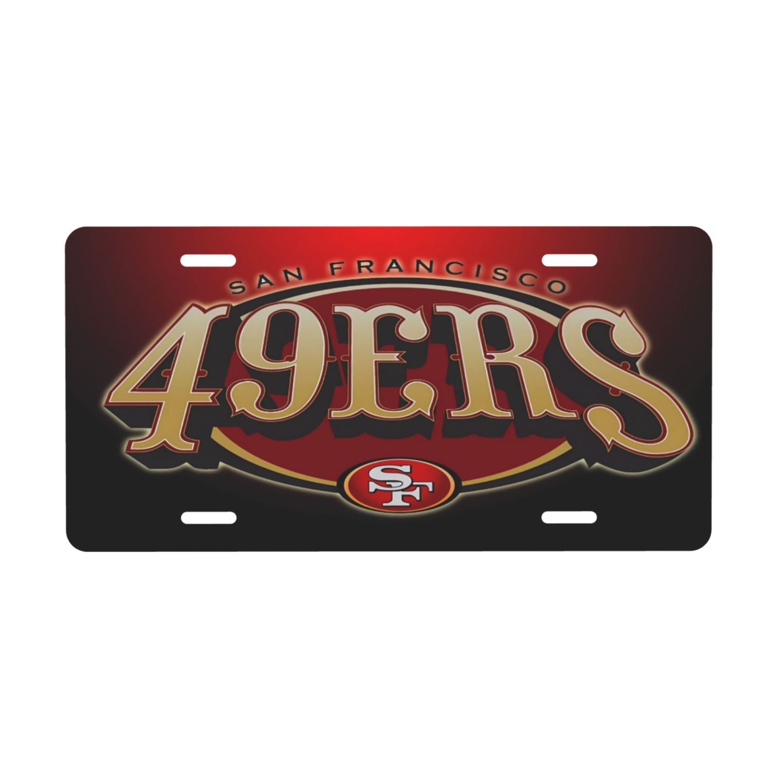 San_Francisco Football Team Car Decorative License Plate 6 x 12 ...