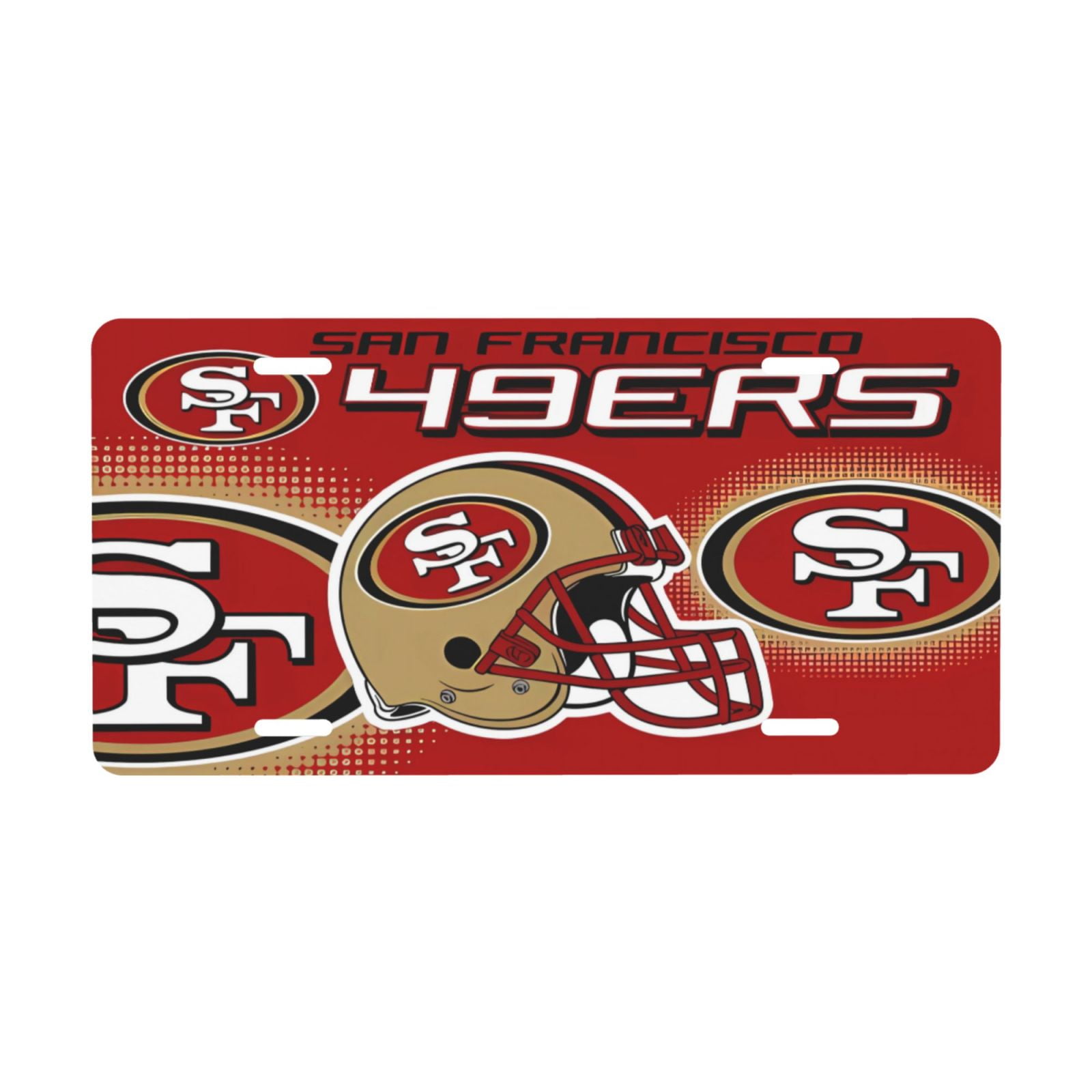 San_Francisco Football Team Car Decorative License Plate 6 x 12 ...