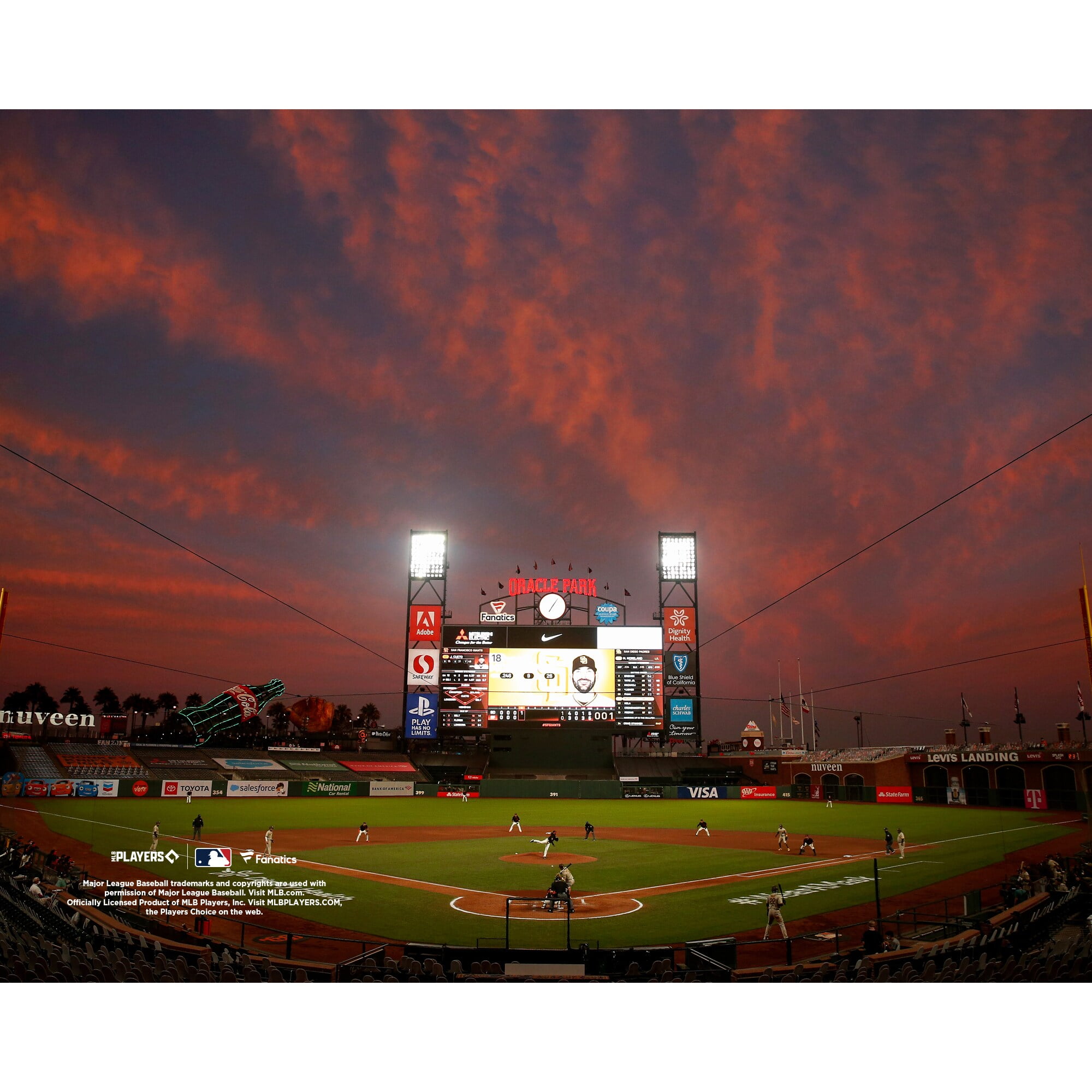 Oracle Park San Francisco Giants Unsigned McCovey Cove Daytime View ...