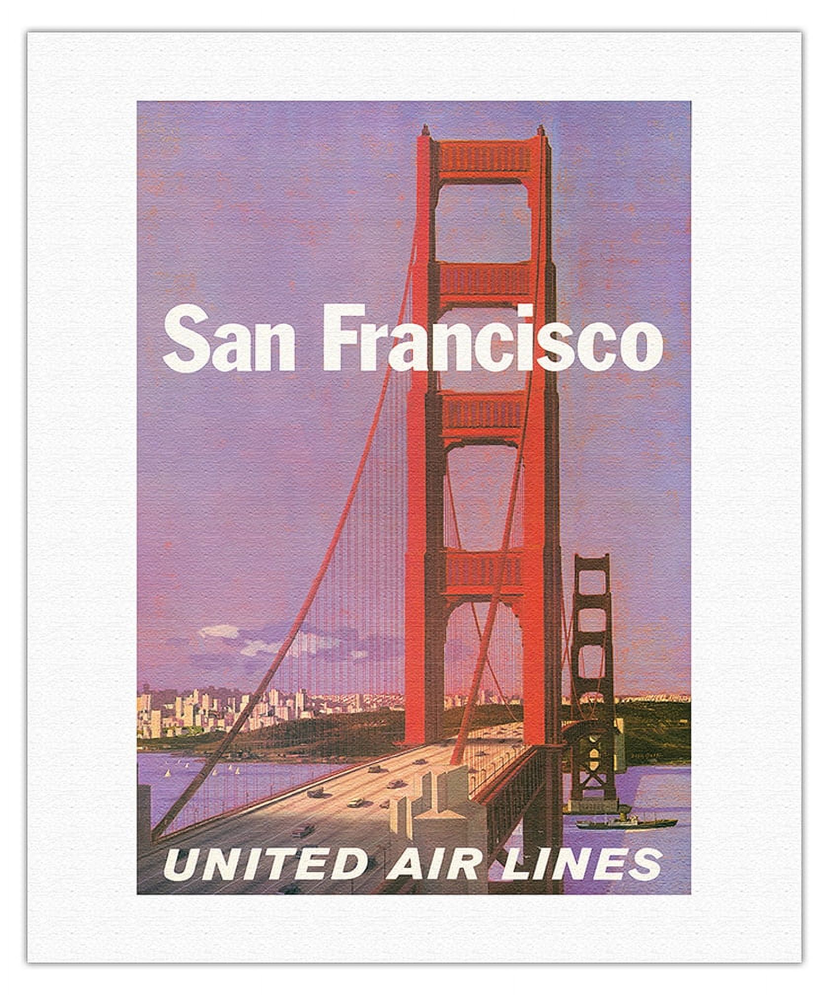San Francisco - Golden Gate Bridge - United Air Lines California ...