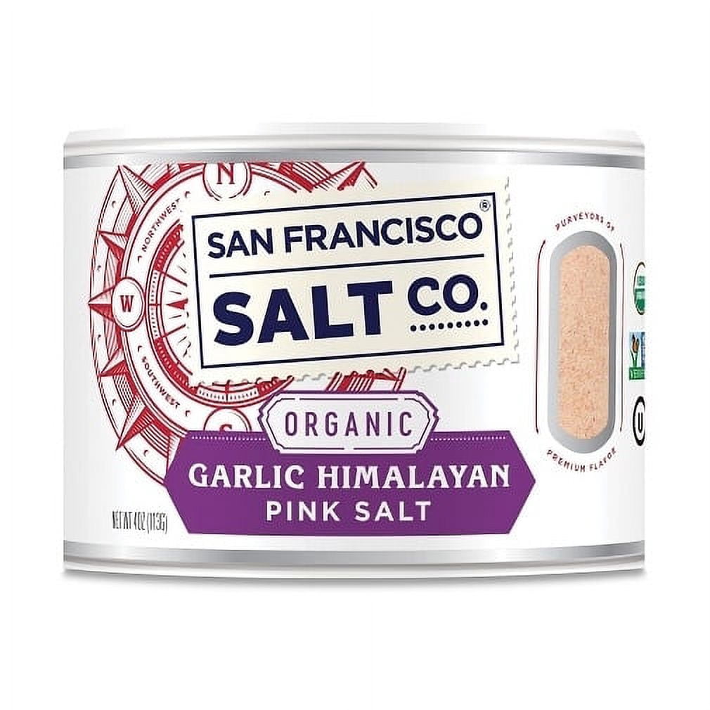 San Francisco Salt Co. Organic Garlic Himalayan Pink Salt - Walmart.com