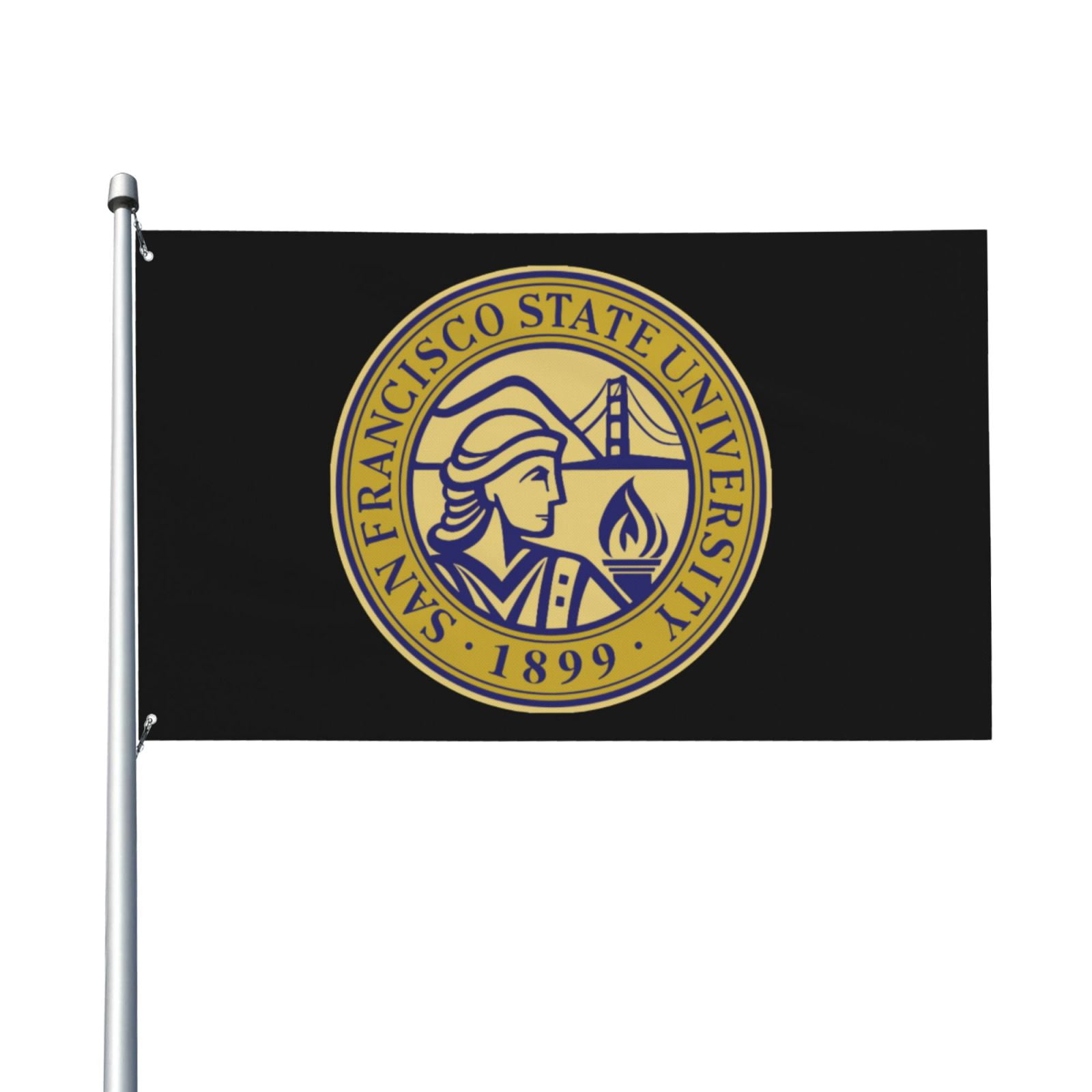 San Francisco State University Logo Flag 3x5 Outdoor ,Sewn Stripes ...