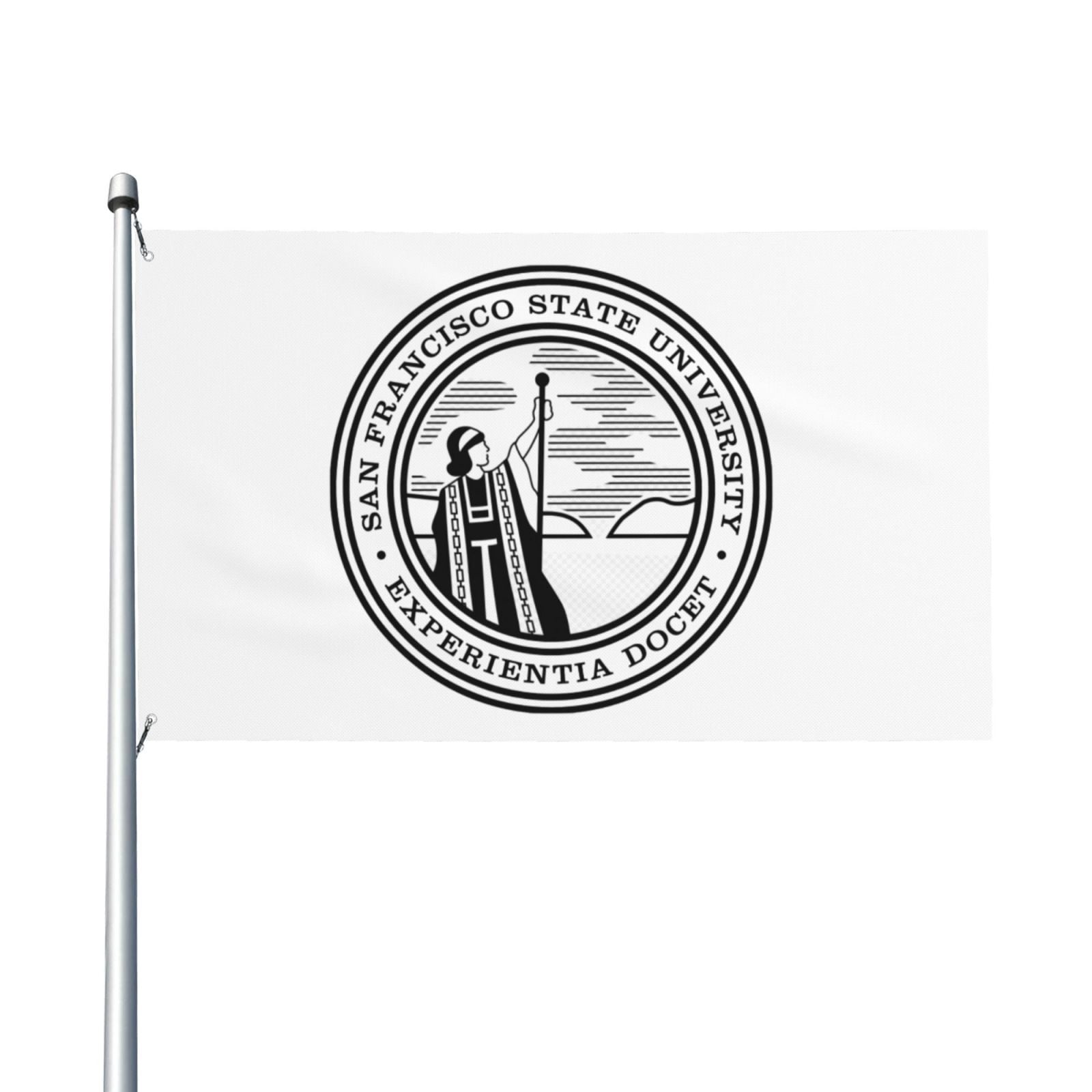 San Francisco State University Logo Flag 3x5 Outdoor ,Sewn Stripes ...
