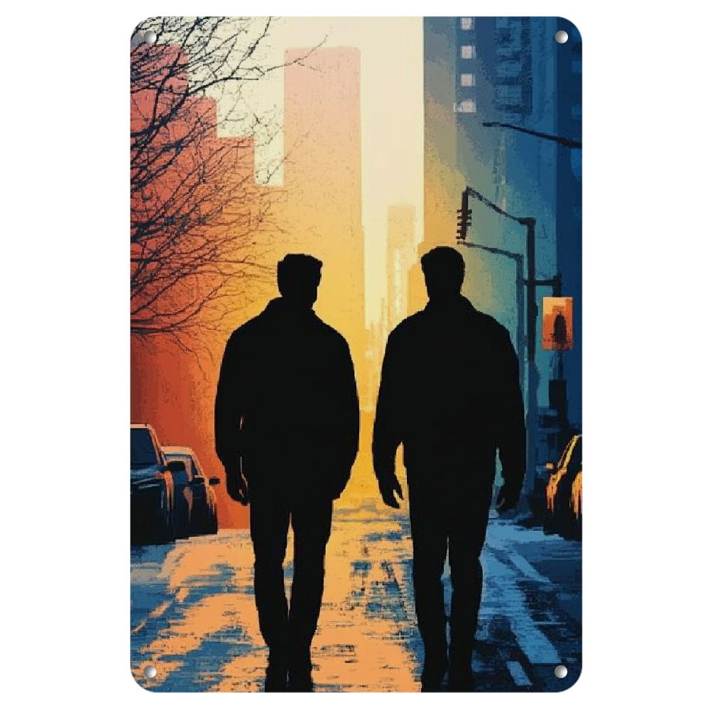 San Francisco Themed Metal Wall Art, LGBTQ-Inspired Iron Painting, Gay ...