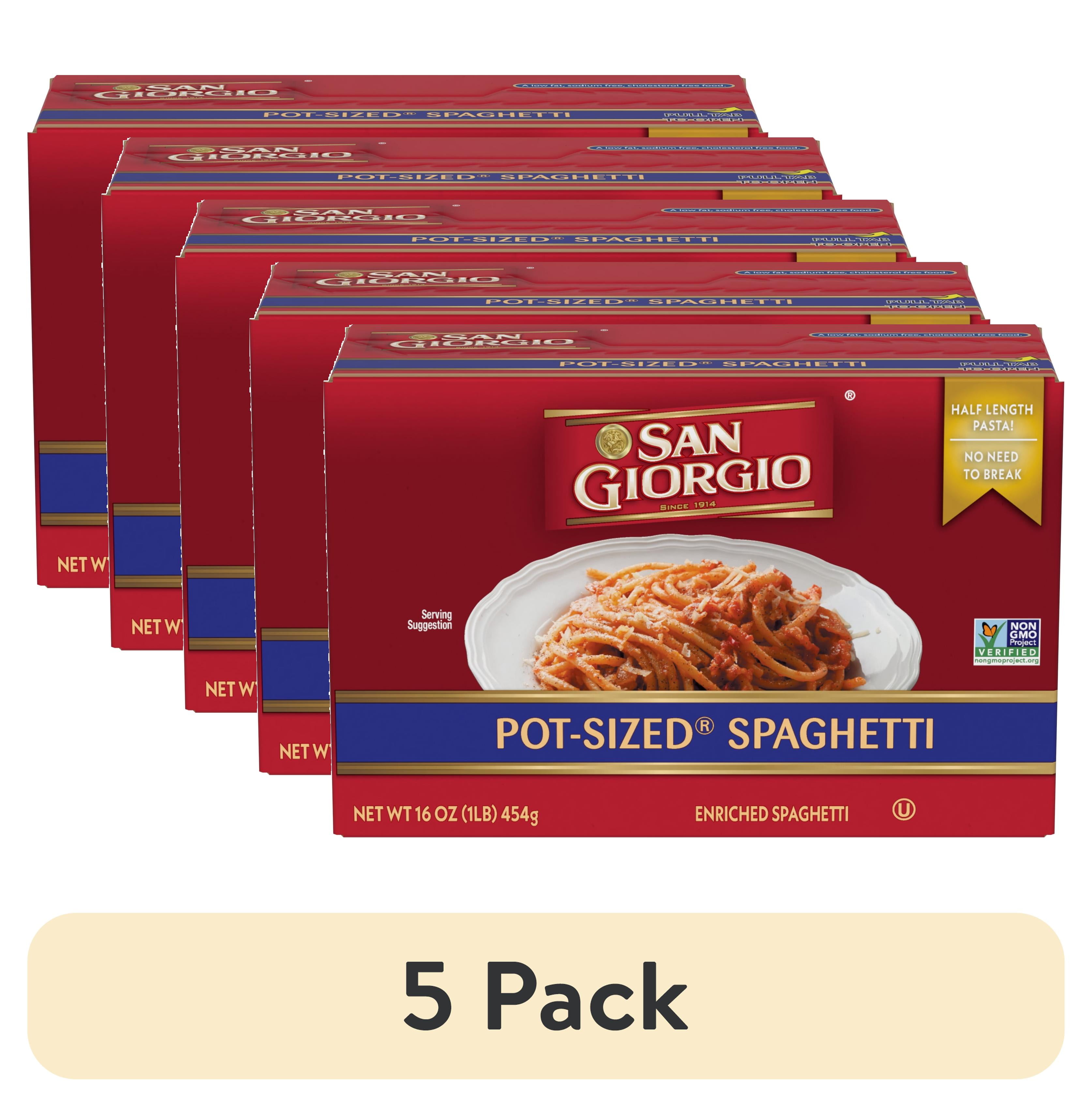 (5 pack) San Giorgio 16 oz Spaghetti Pasta - Walmart.com