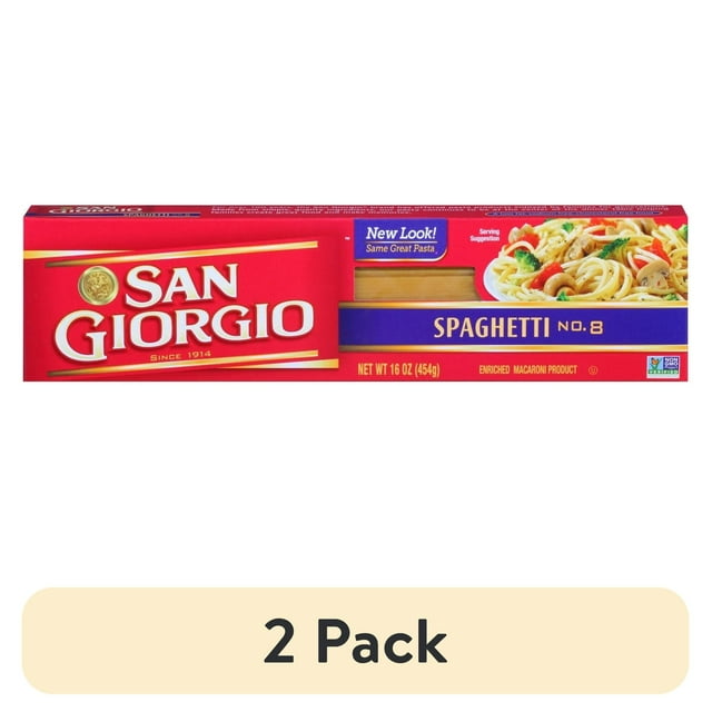(2 pack) San Giorgio 16 oz Spaghetti Pasta - Walmart.com