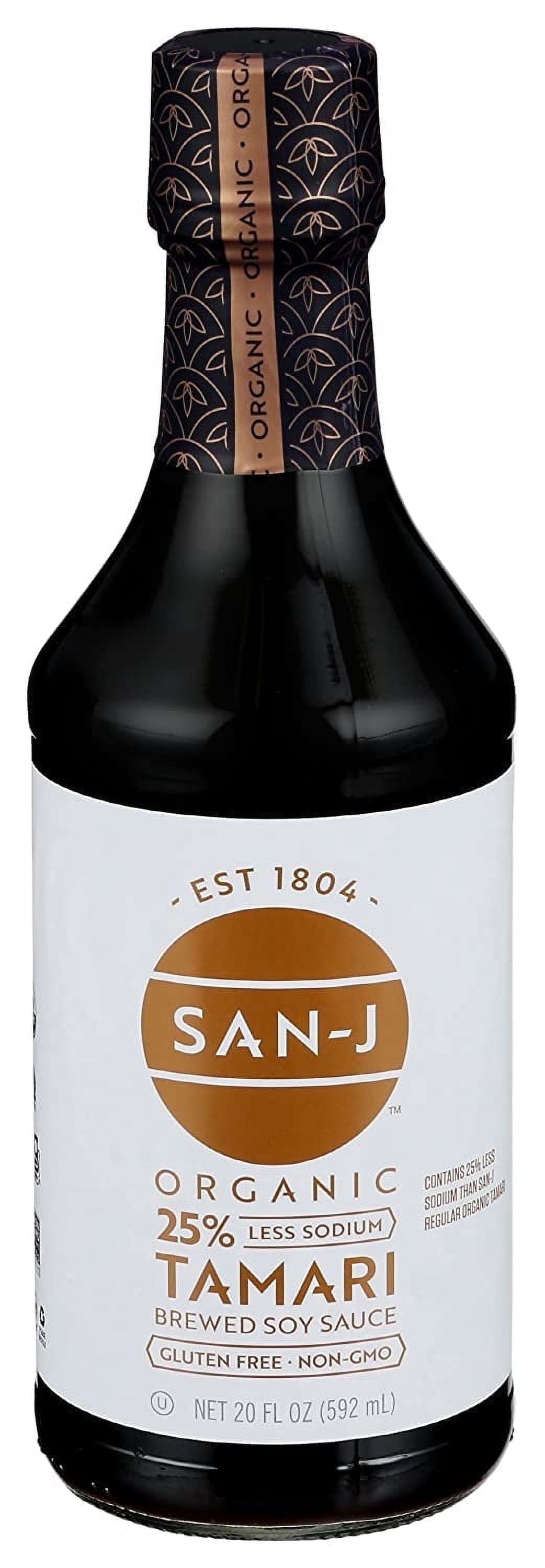San-J Organic Reduced Sodium Gluten Free Tamari Soy Sauce -- 20 fl oz ...