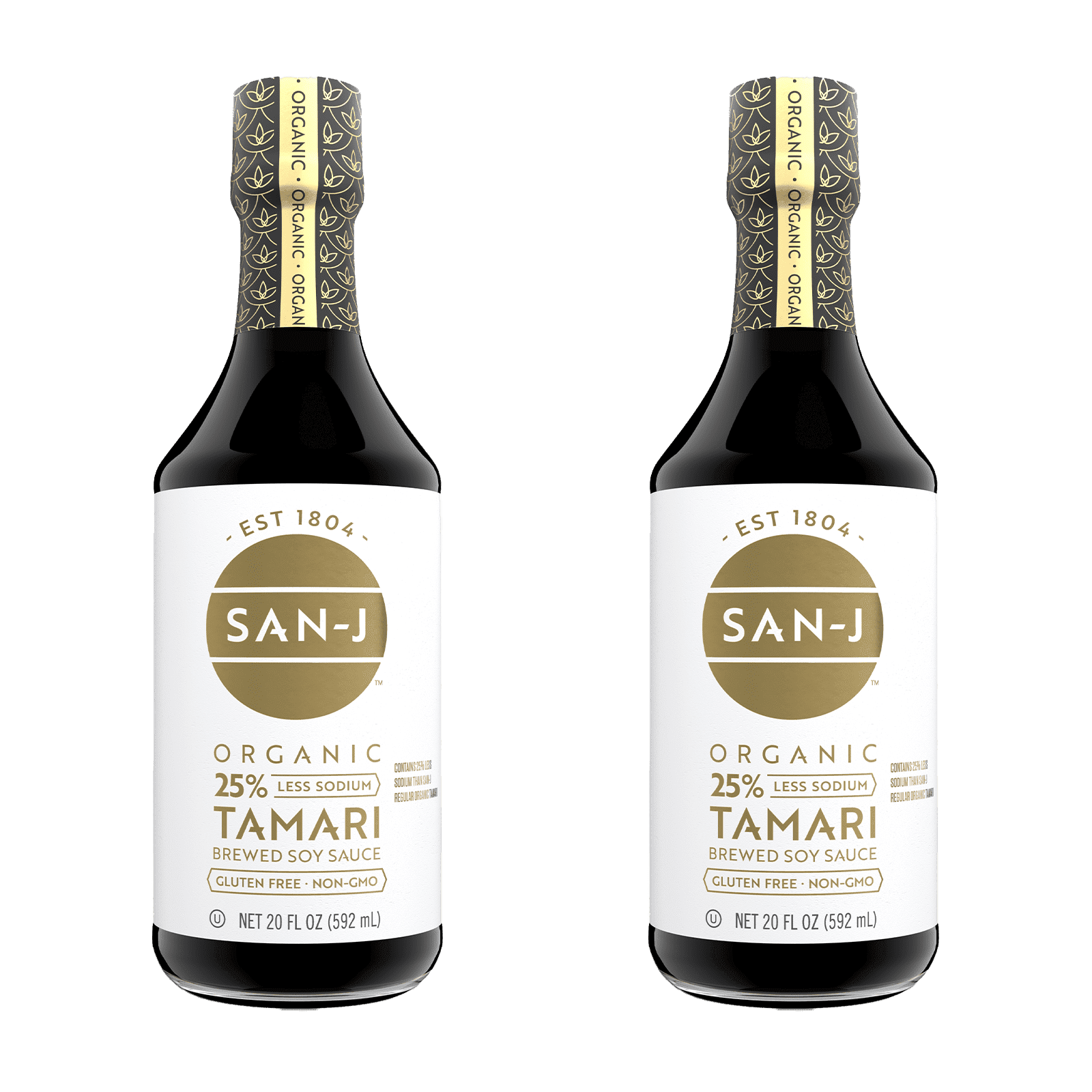 San J - Organic Tamari Gluten Free 25% Less Sodium Soy Sauce PLATINUM ...