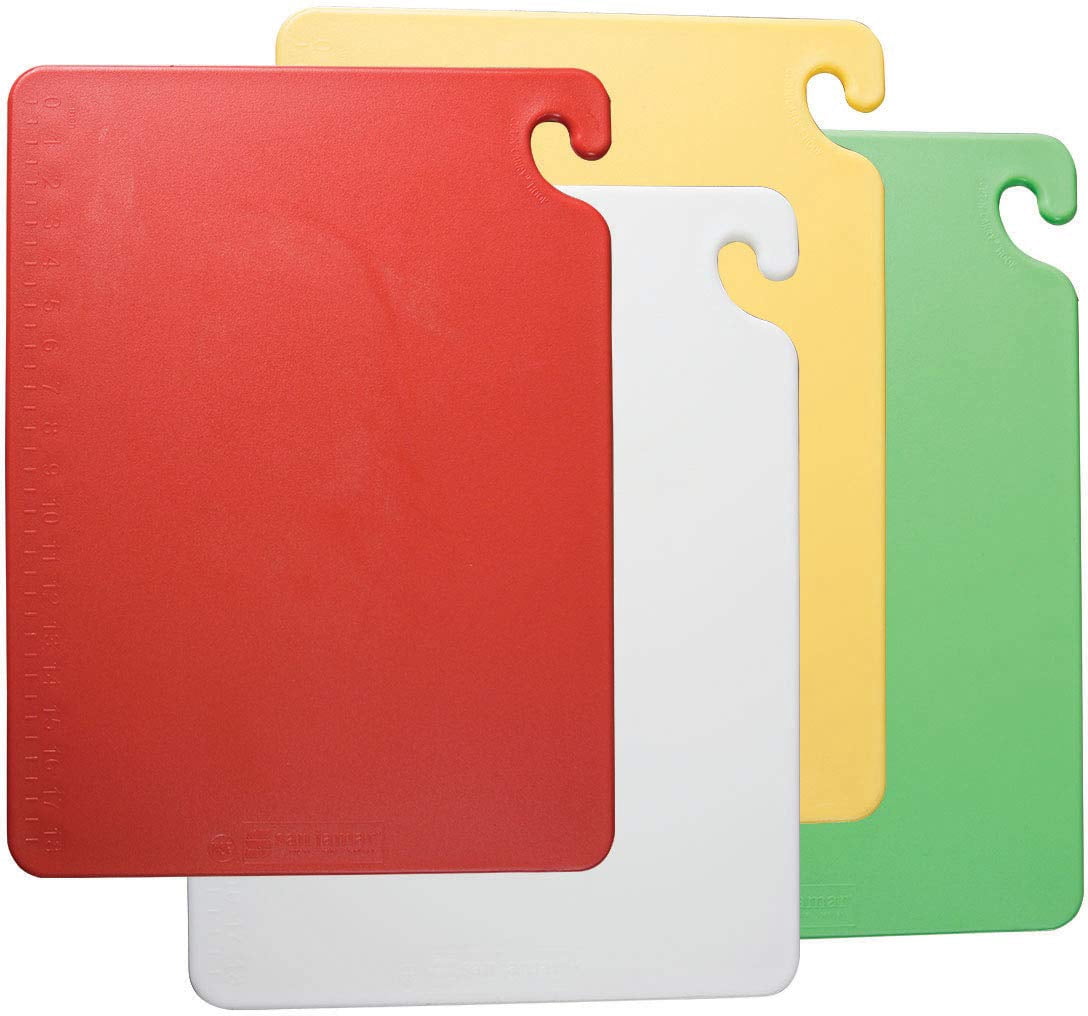 San Jamar CB1824QS 4 Piece Cut-N-Carry Board System Set with Free Smart ...