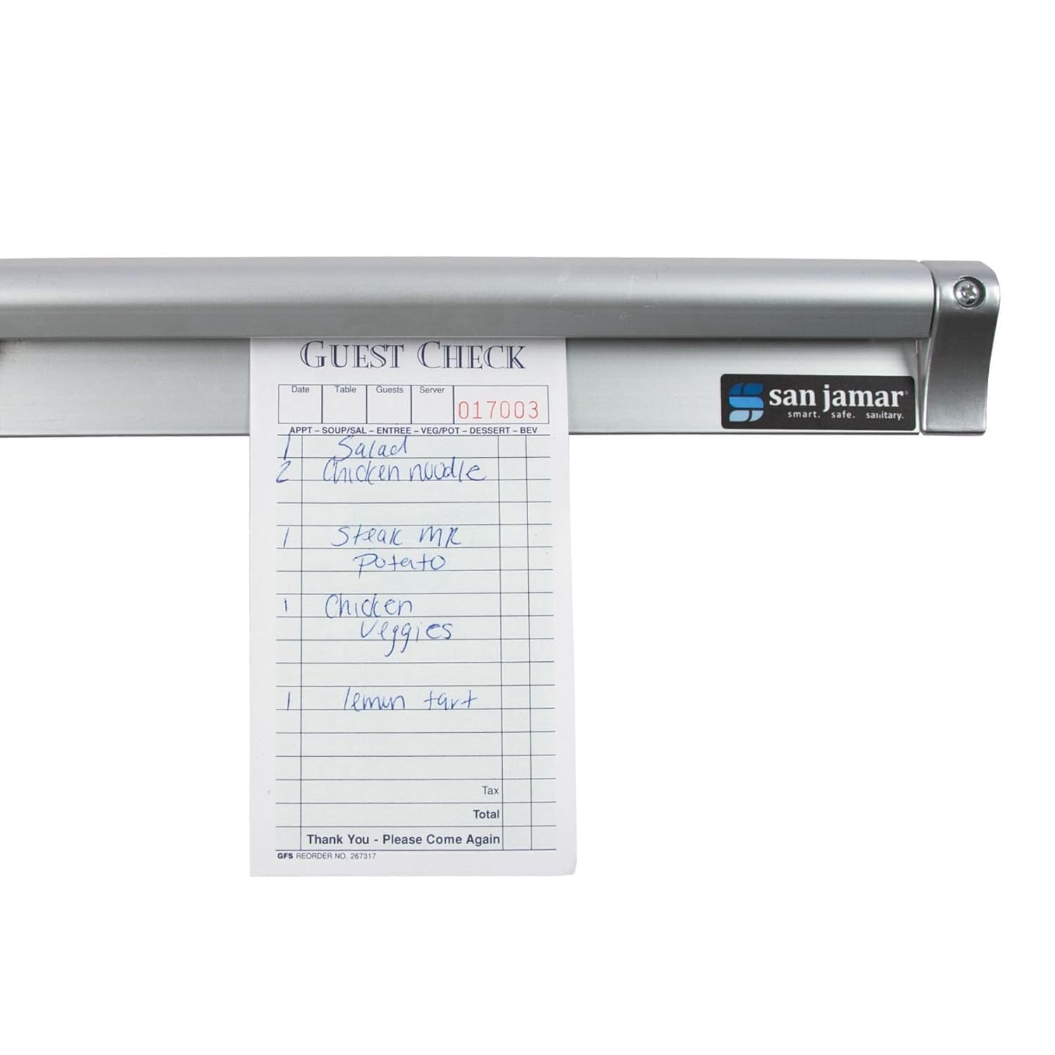 San Jamar Check Rack with Mounting Screw Pack for Kitchens and ...